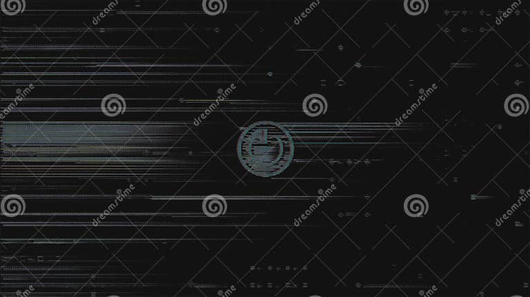 Abstract Glitch Background. Pixelated Texture. Digital Errors on the ...