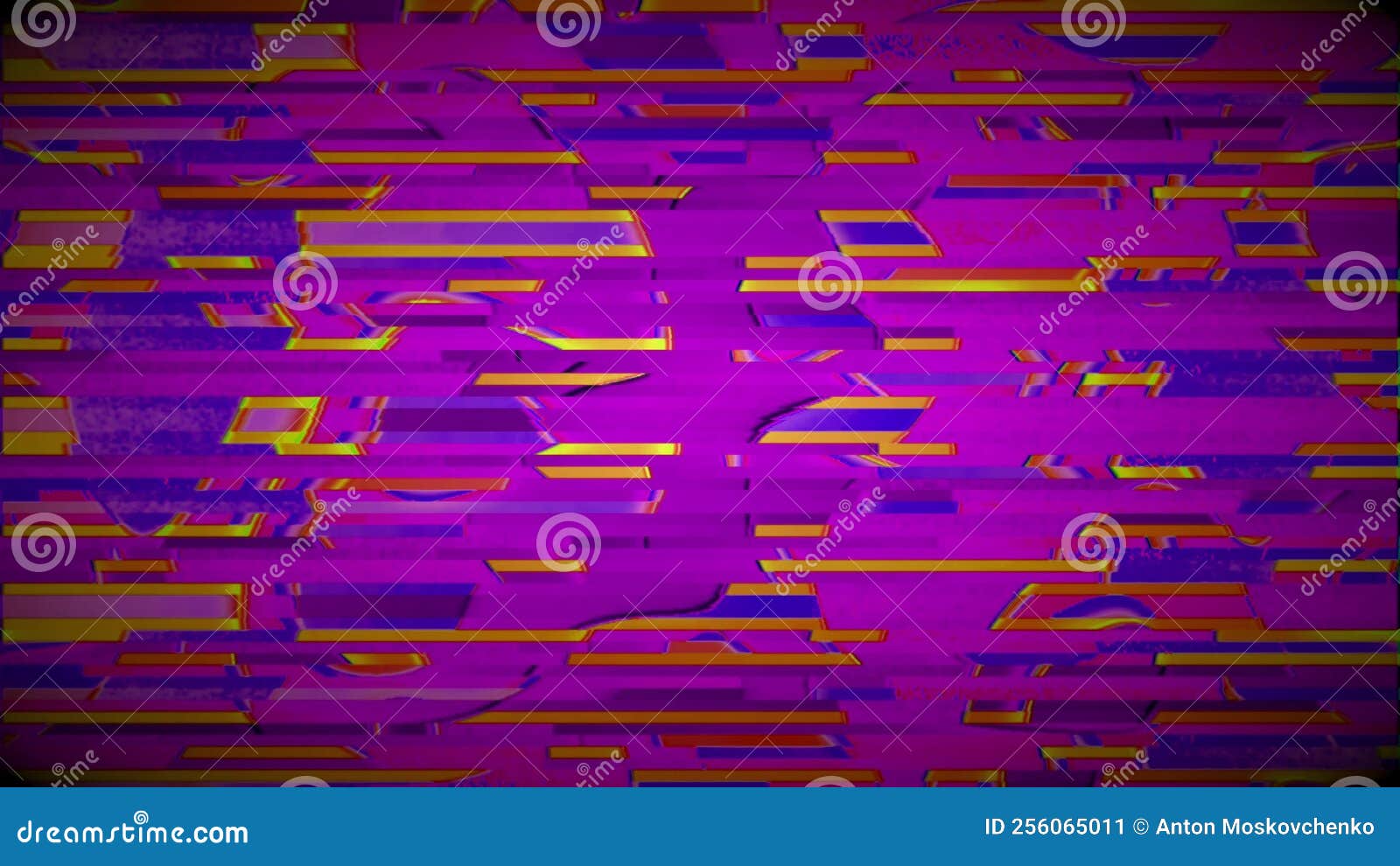 Abstract Glitch Effect Sci-fi Dreamy Glittering Background. Stock Image ...