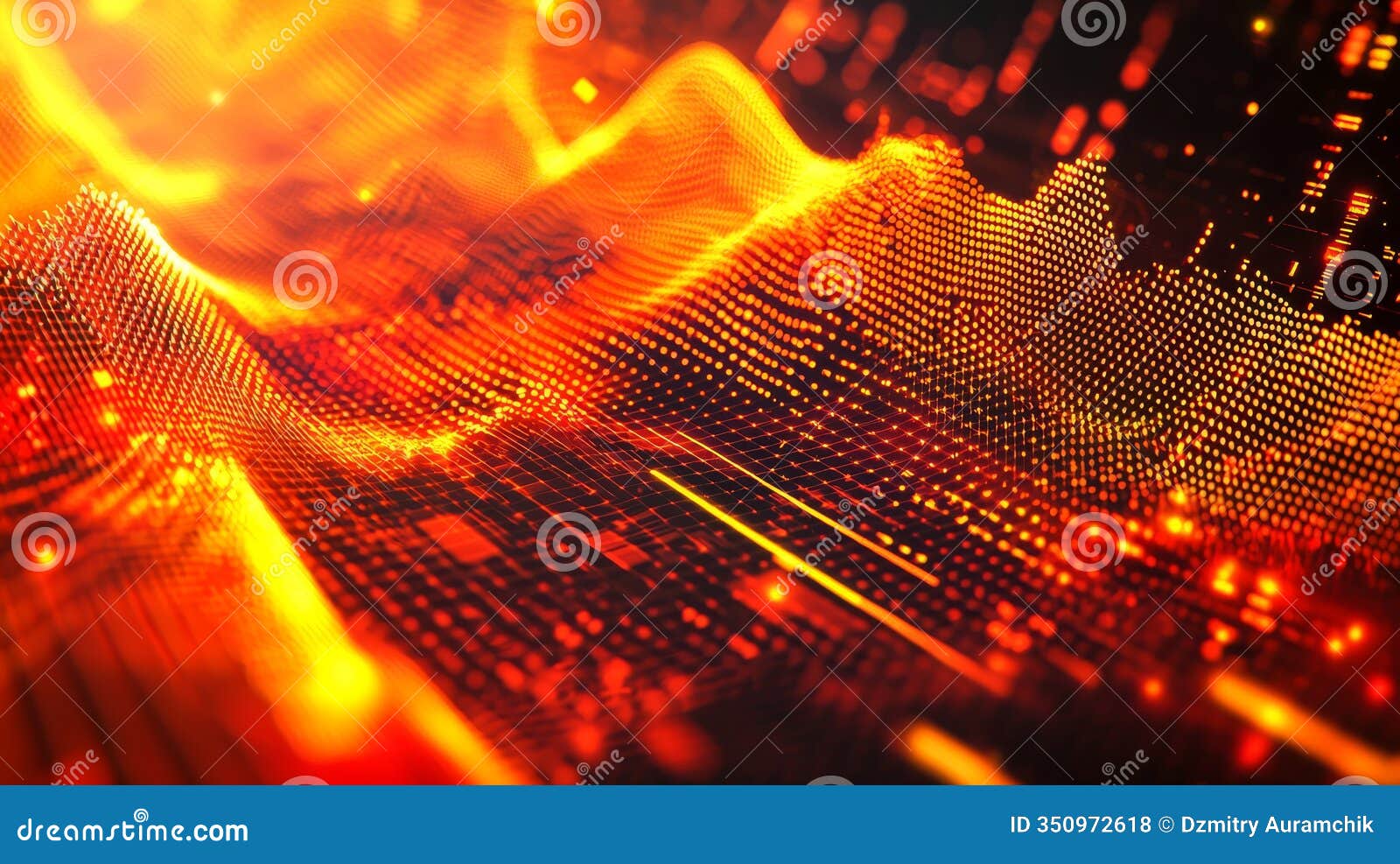 An Abstract Glitch Noise Background Texture with Pixelated Distortion ...