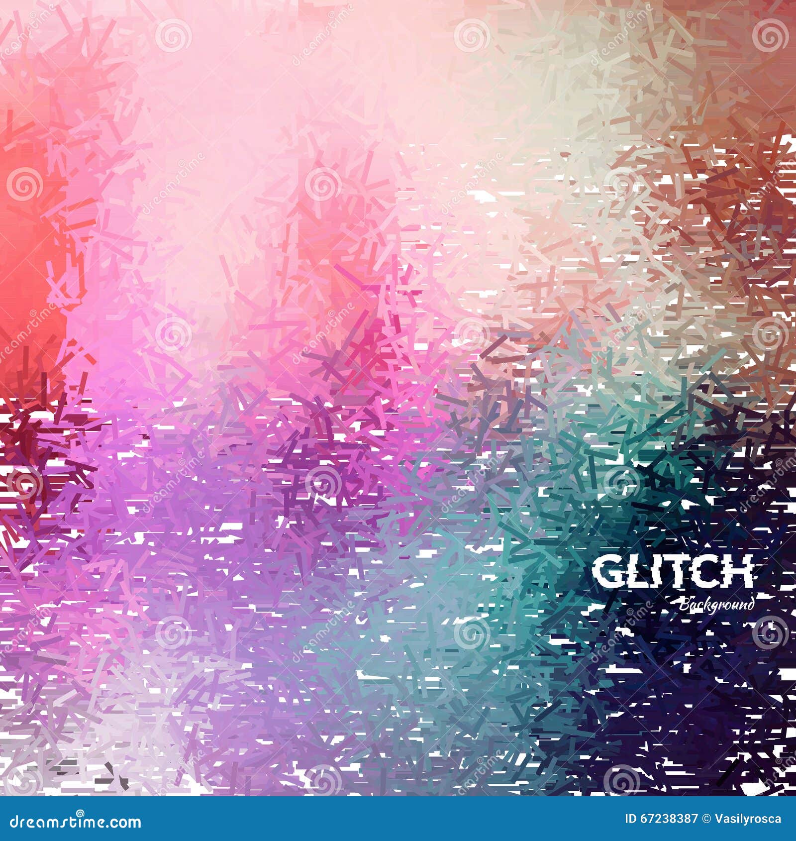 Abstract Glitch Textured Background. Corrupted Vector Image Stock ...