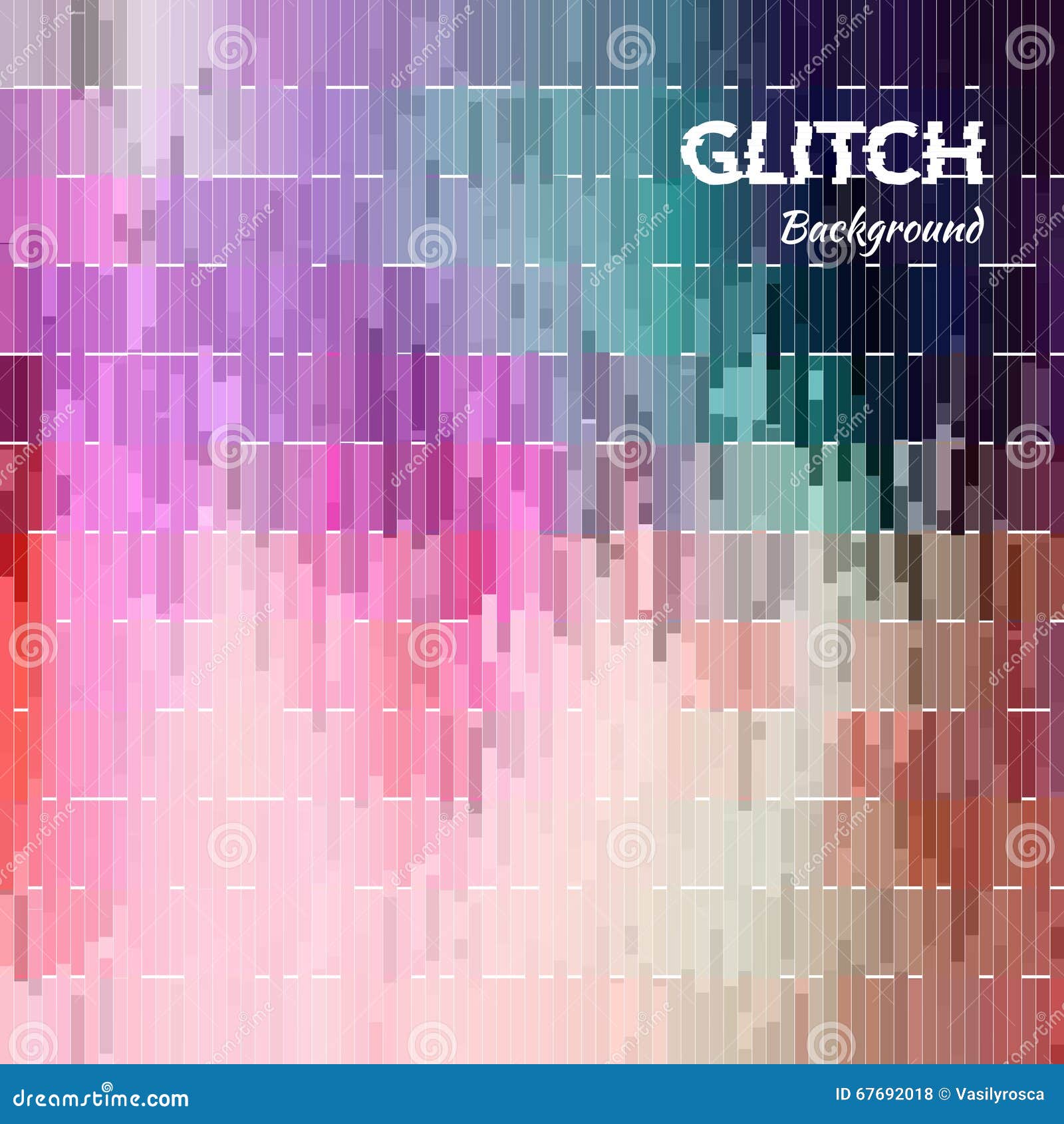 Abstract Glitch Textured Background. Corrupted Vector Image Stock ...