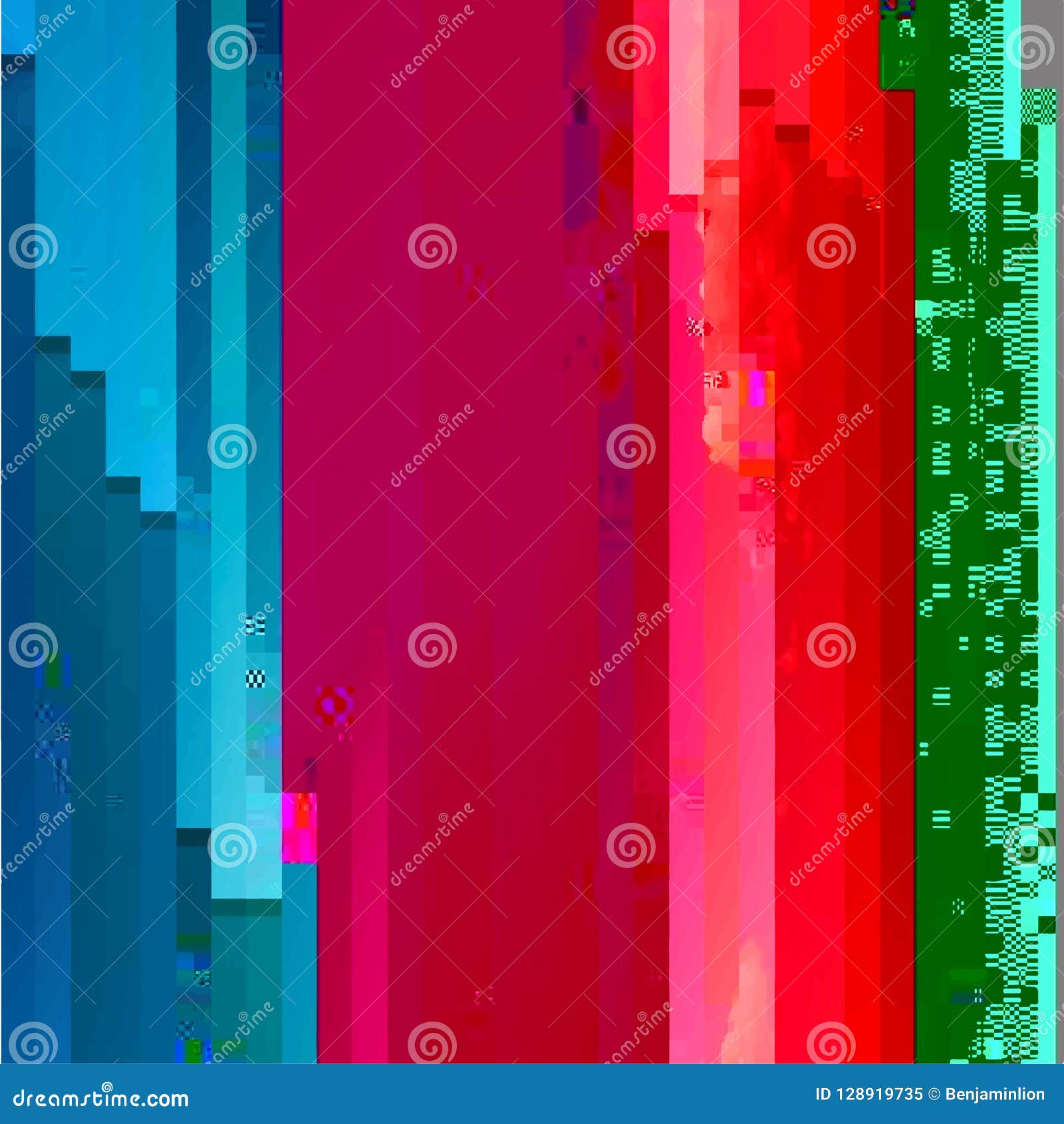 Abstract Glitched Background Stock Vector - Illustration of broadcast ...