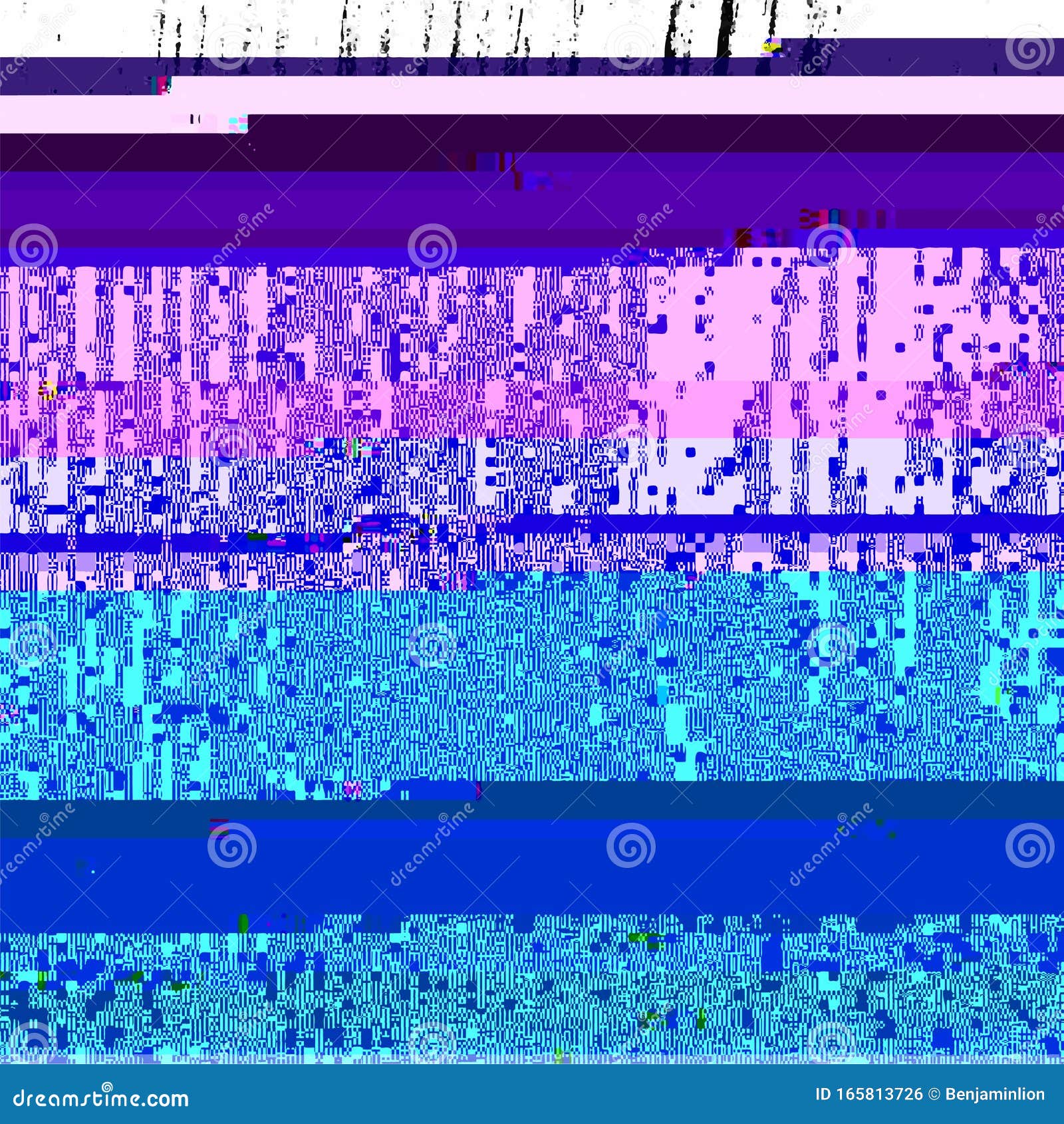 Abstract Glitched Background Stock Vector - Illustration of banner ...