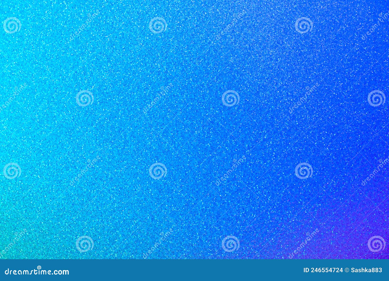 Abstract Glitter Background with Blue-light Blue Neon Gradient. Stock ...