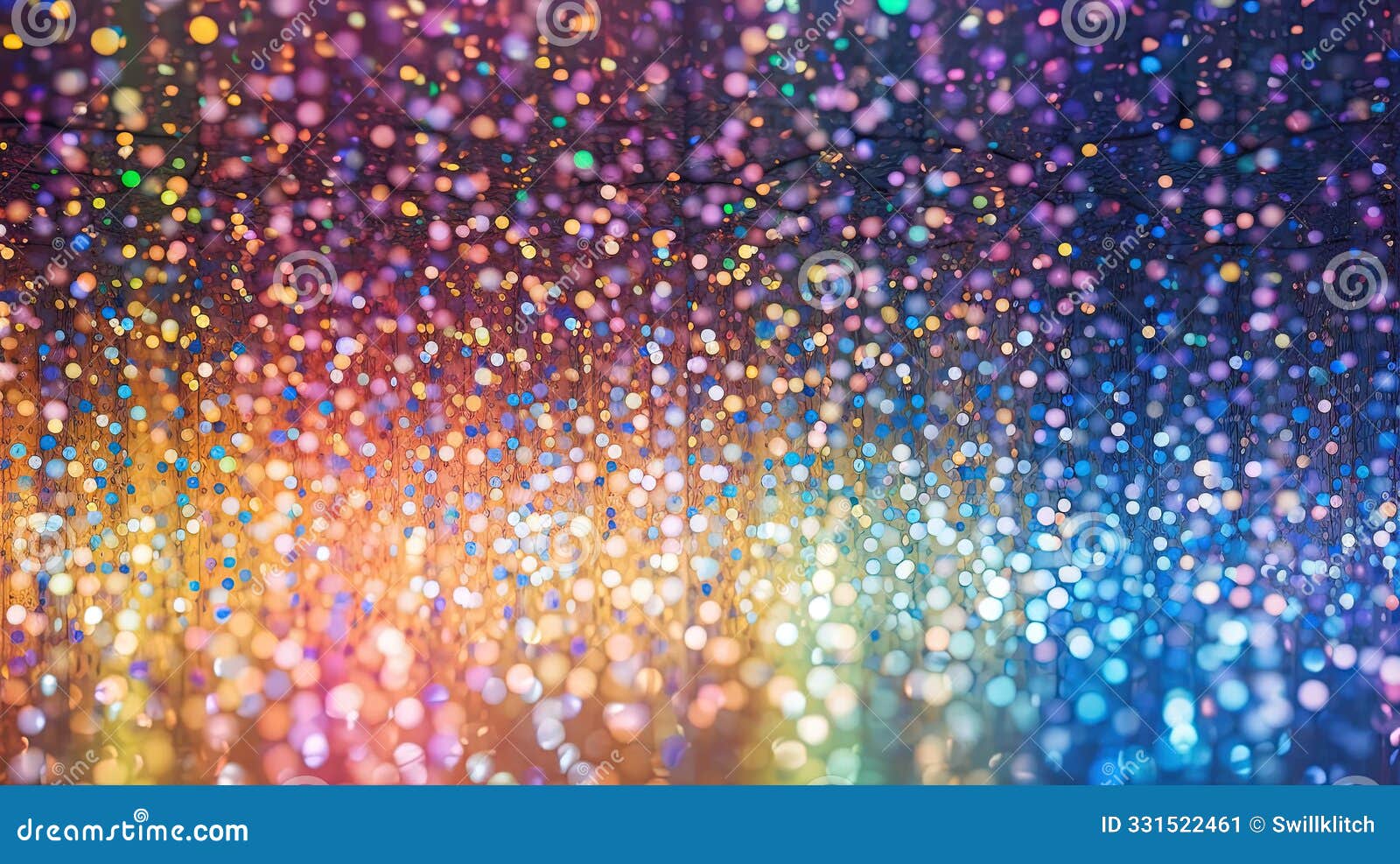 Abstract Glitter Background with Rainbow Colored Sparkling Particles ...
