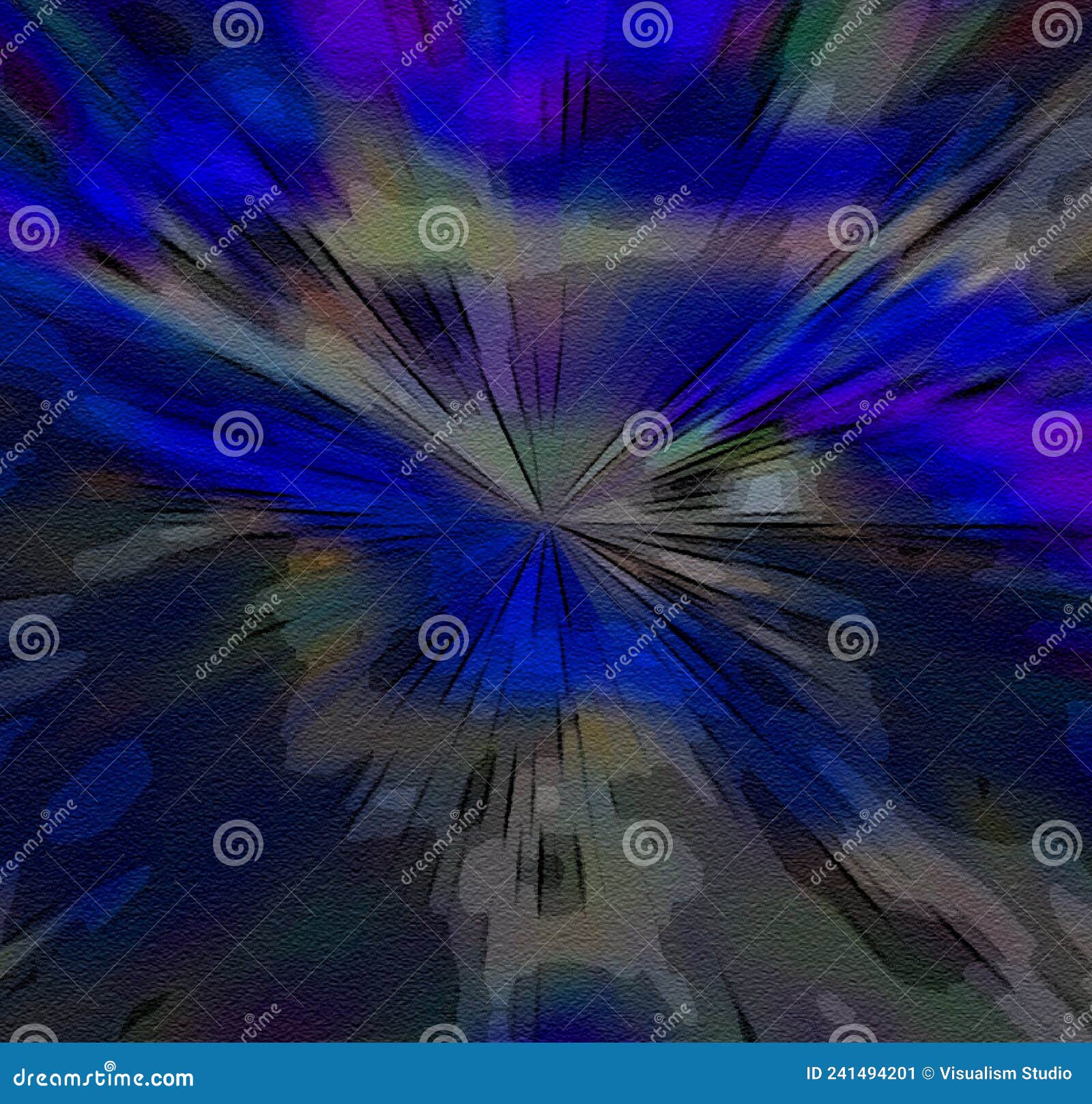 Abstract Glitter Dark Blue Blurring Shiny Distorted Chromatic Dynamic ...