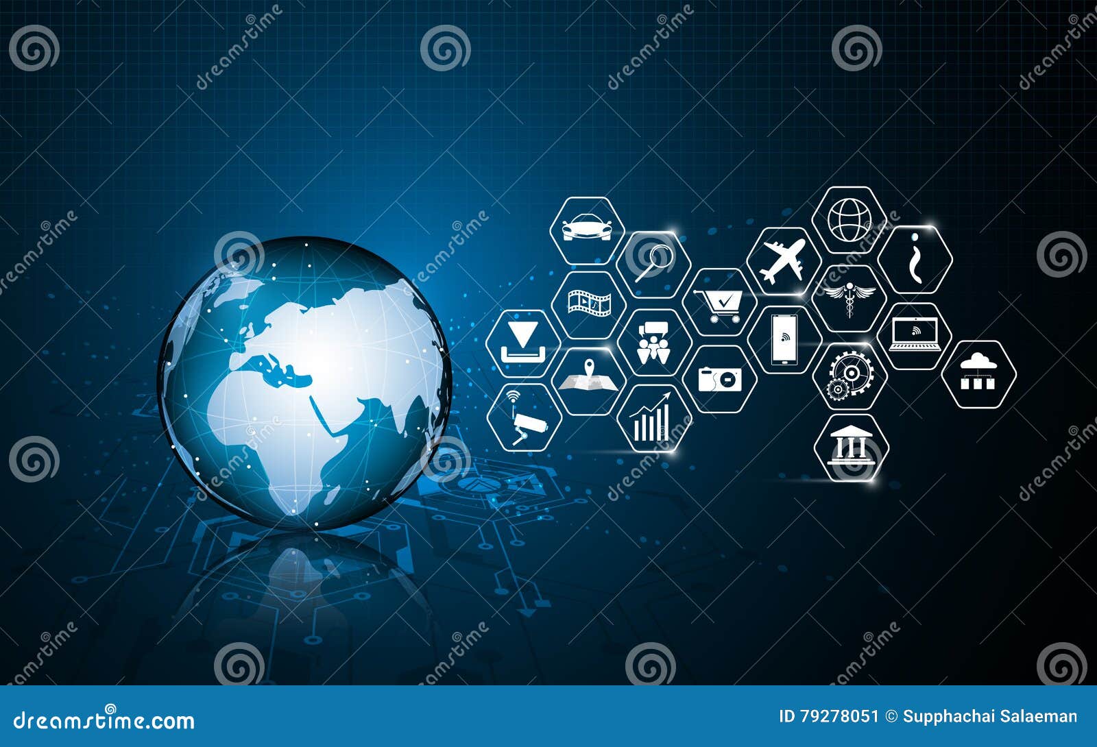 Future-Tech Workspace: Sleek High-Tech Devices In Modern Minimalistic ...