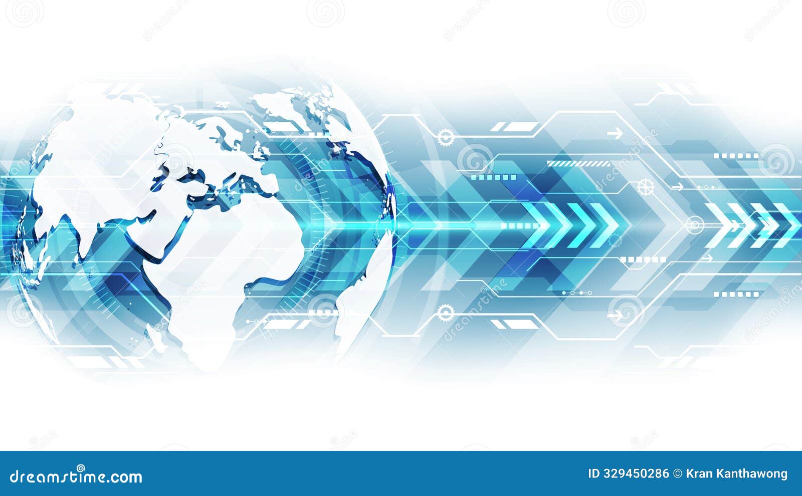 Abstract Global Infinity Computer Technology Concept Business ...