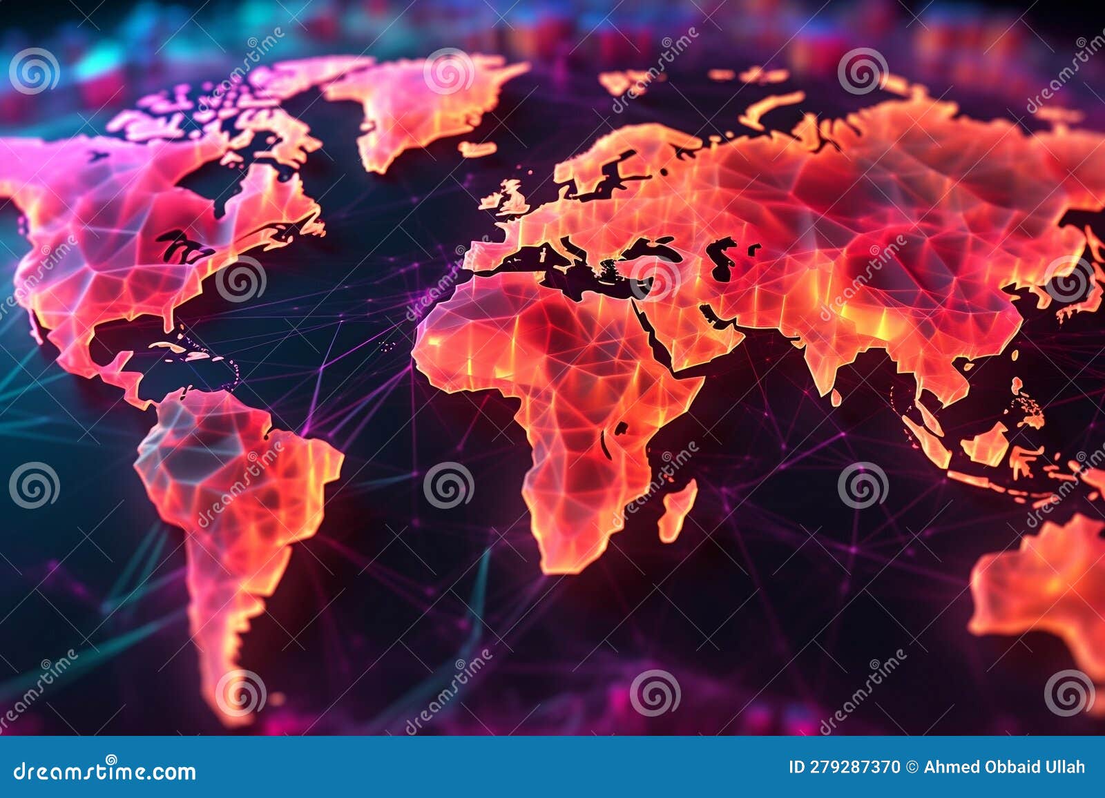 Abstract Global Map: a Reflection of Globalization and Geography ...