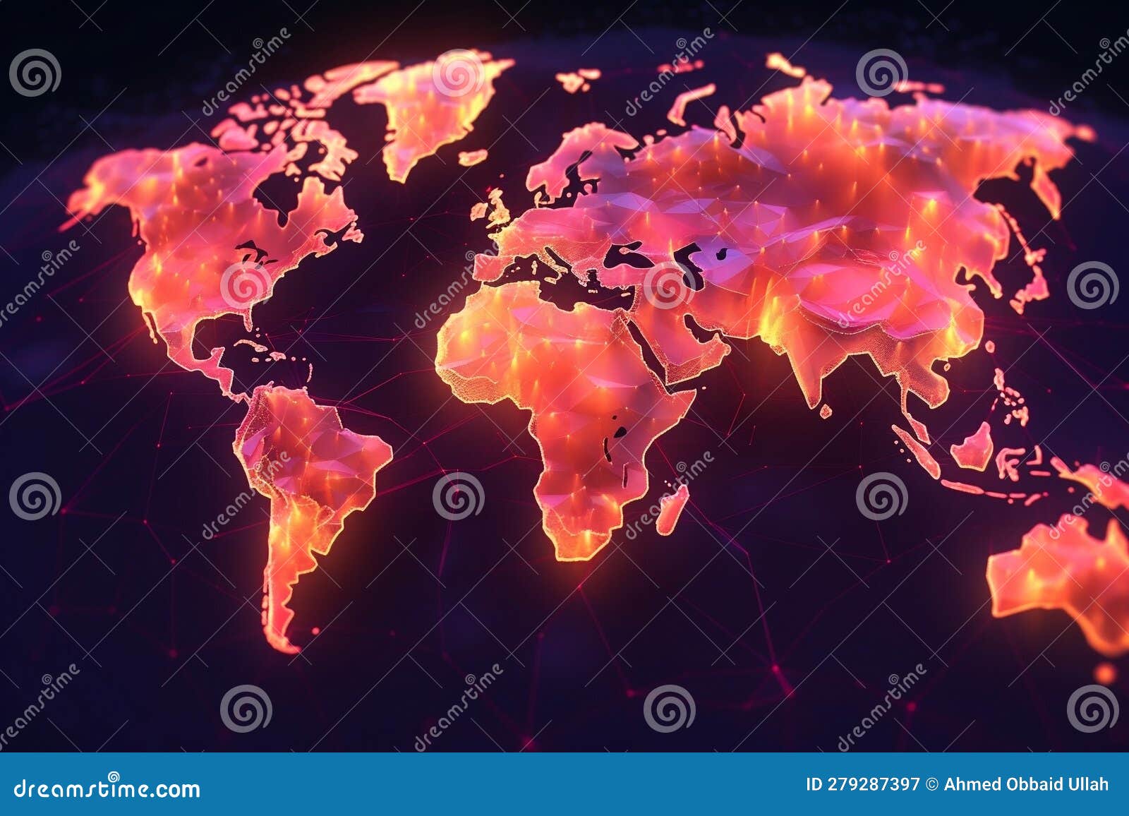 Abstract Global Map: a Reflection of Globalization and Geography ...