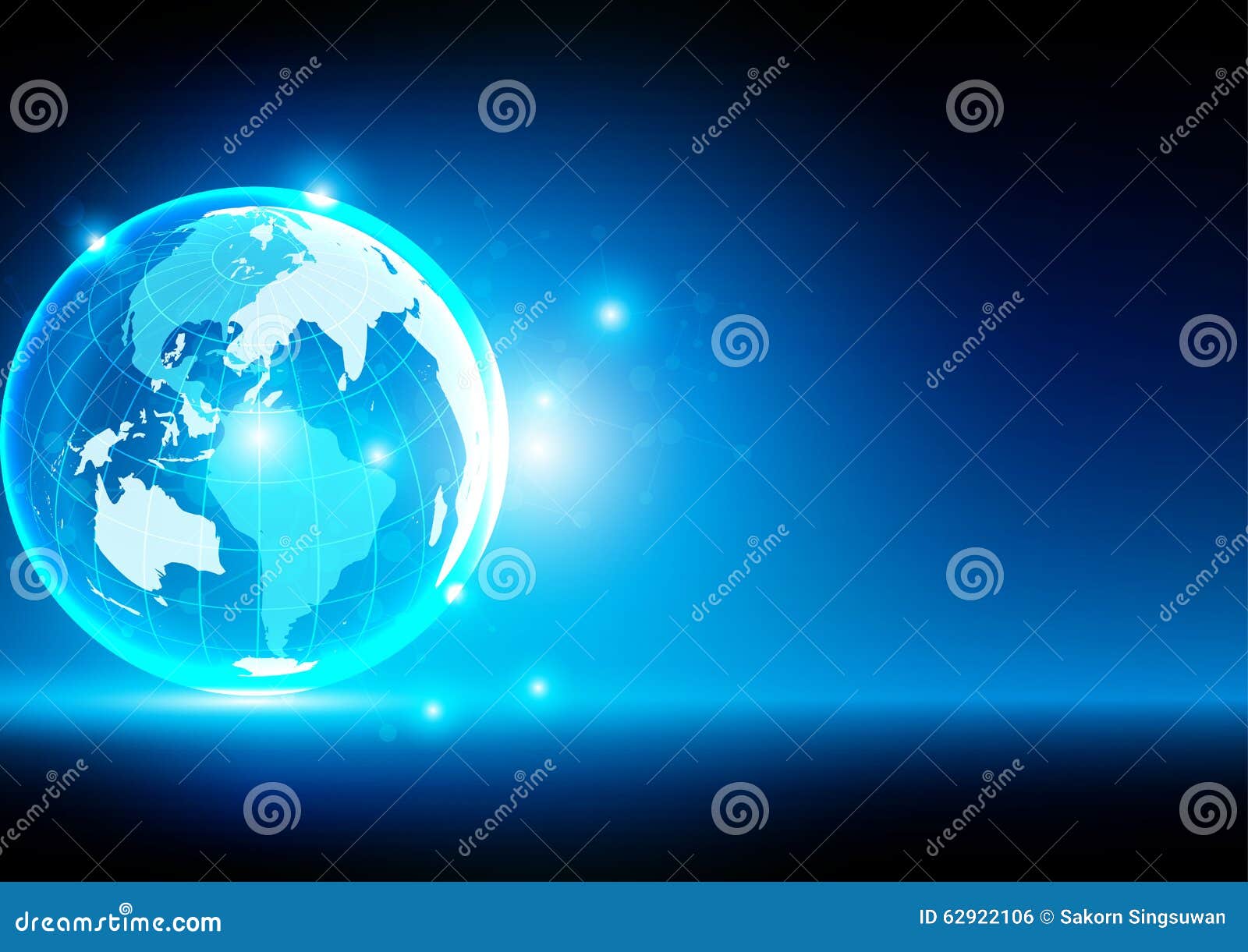 Abstract Global Technology, Abstract Background. Illustra Stock Vector ...