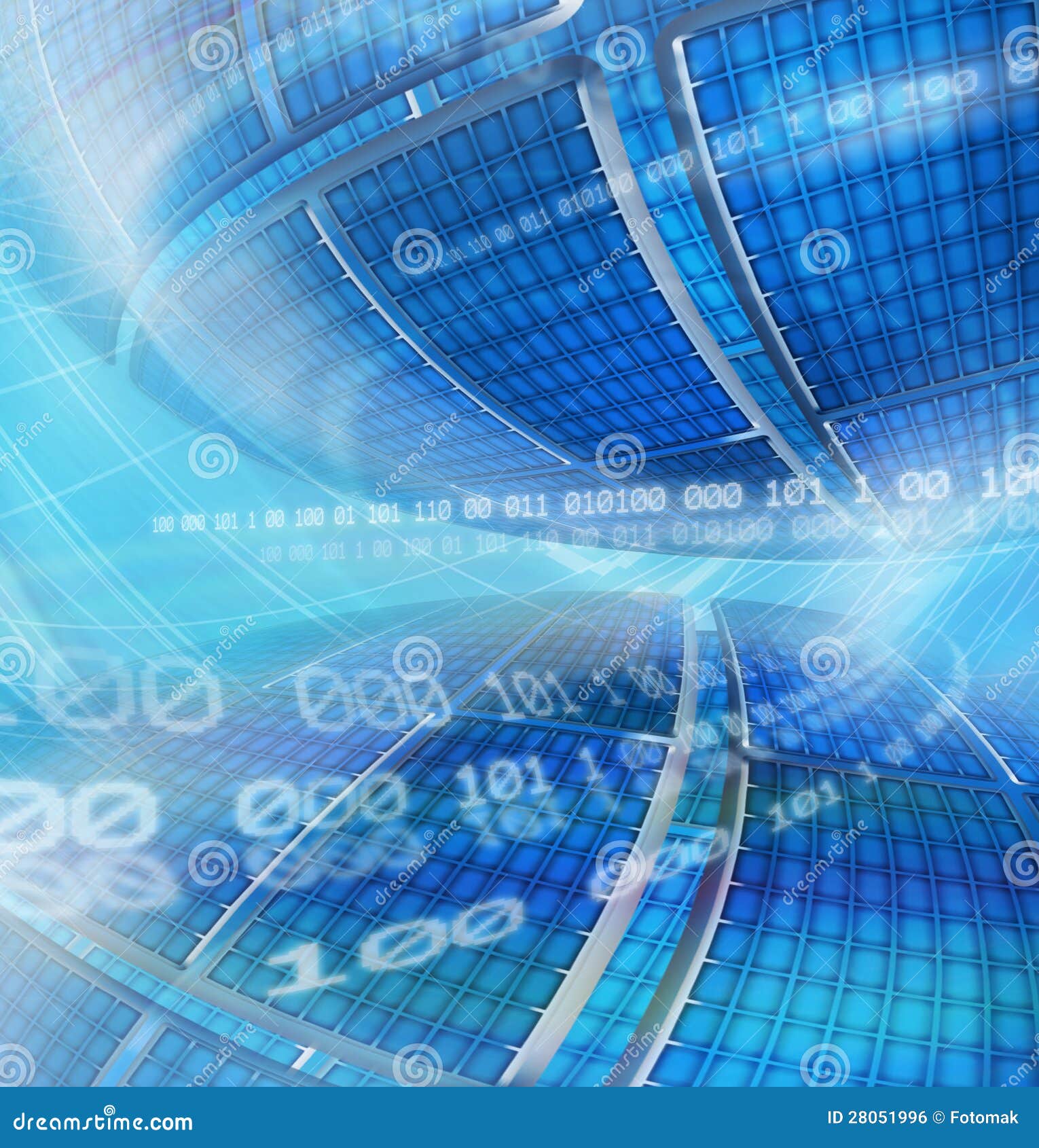 Abstract Global Technology Background Stock Illustration - Illustration ...