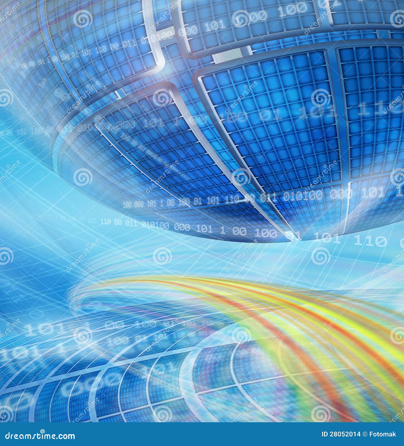 Abstract Global Technology Background Stock Illustration - Illustration ...