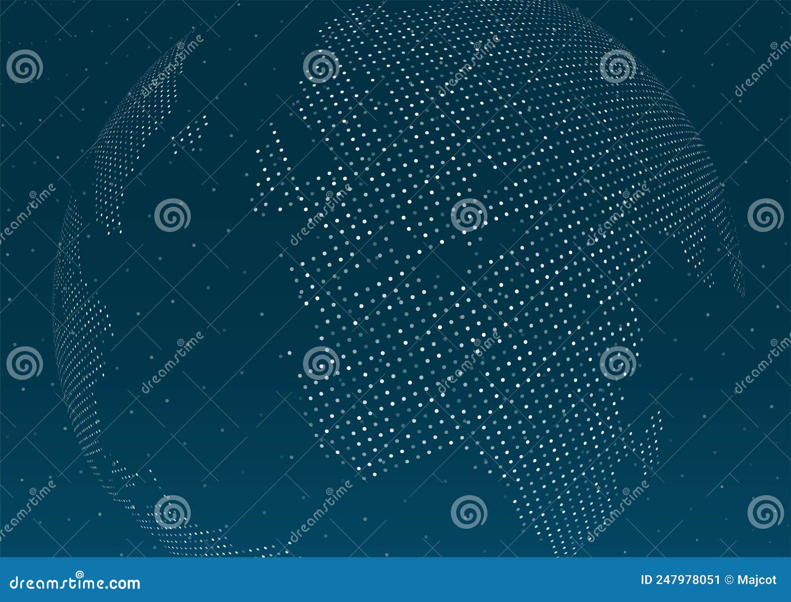 Abstract global technology stock vector. Illustration of globalization ...