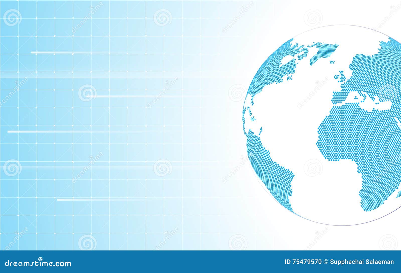 Abstract Global World Map Circle Texture with Rectangle Pattern Clean ...