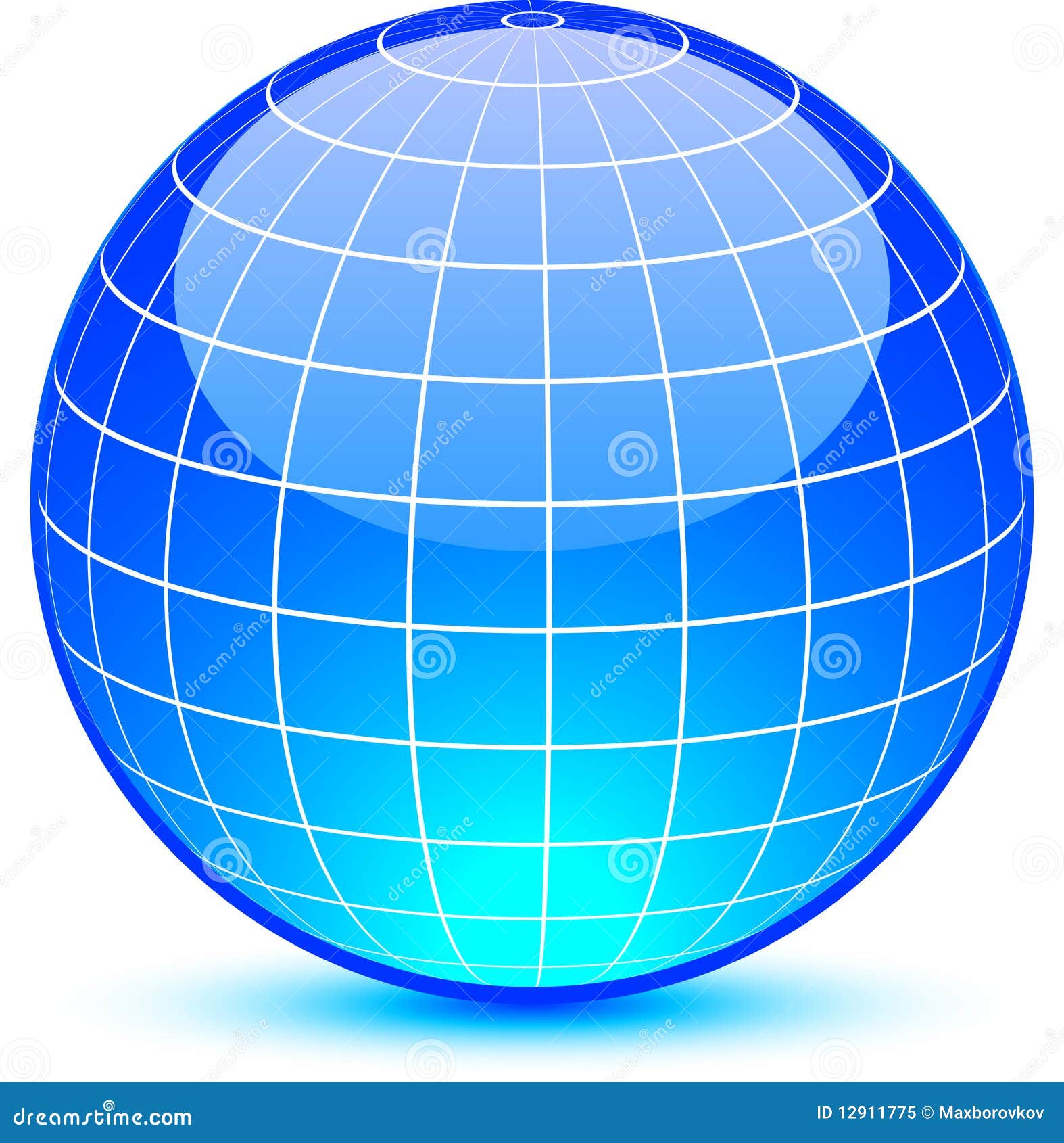 Abstract globe. stock vector. Illustration of planet - 12911775