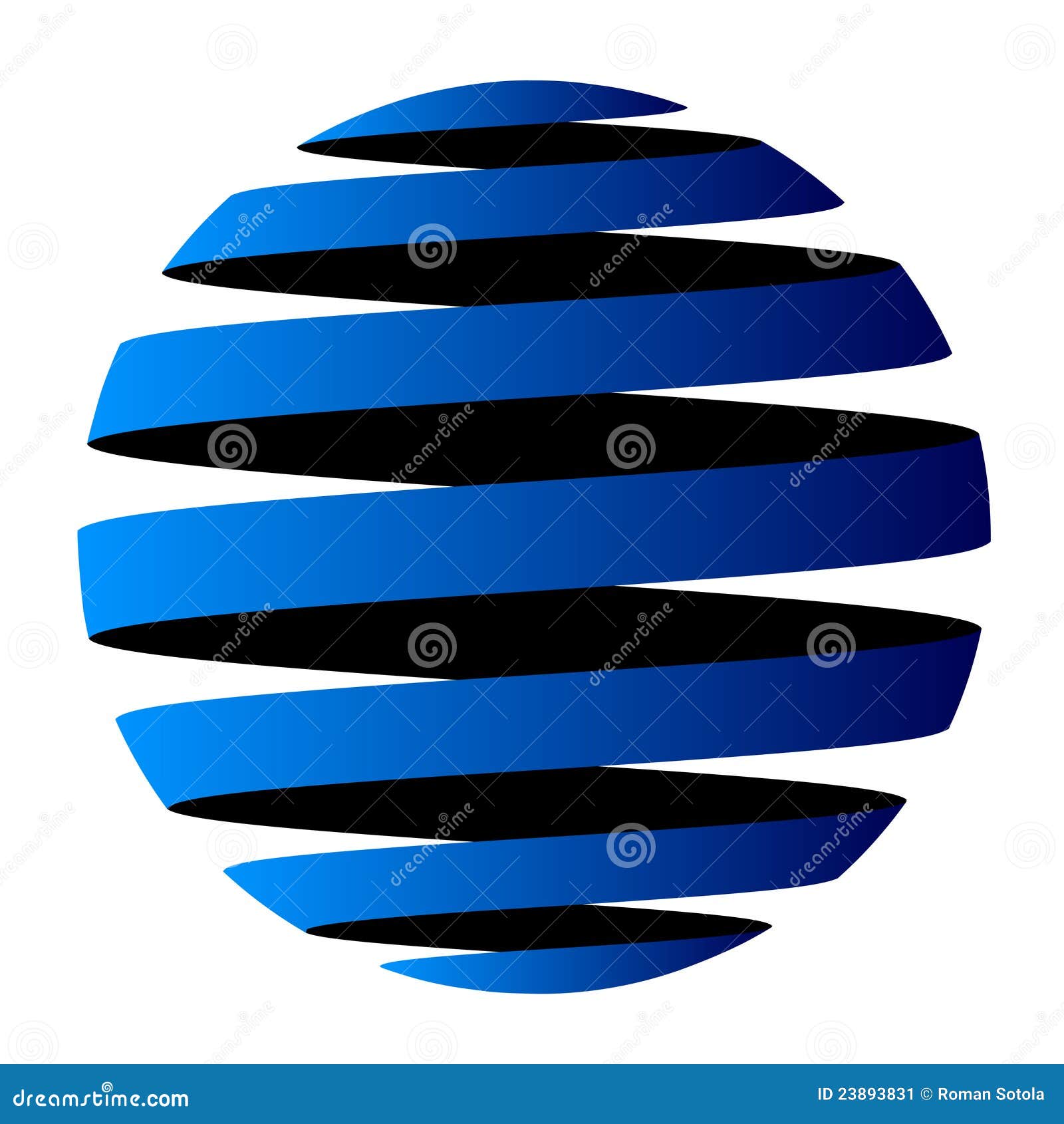 Abstract globe stock vector. Illustration of shape, modern - 23893831