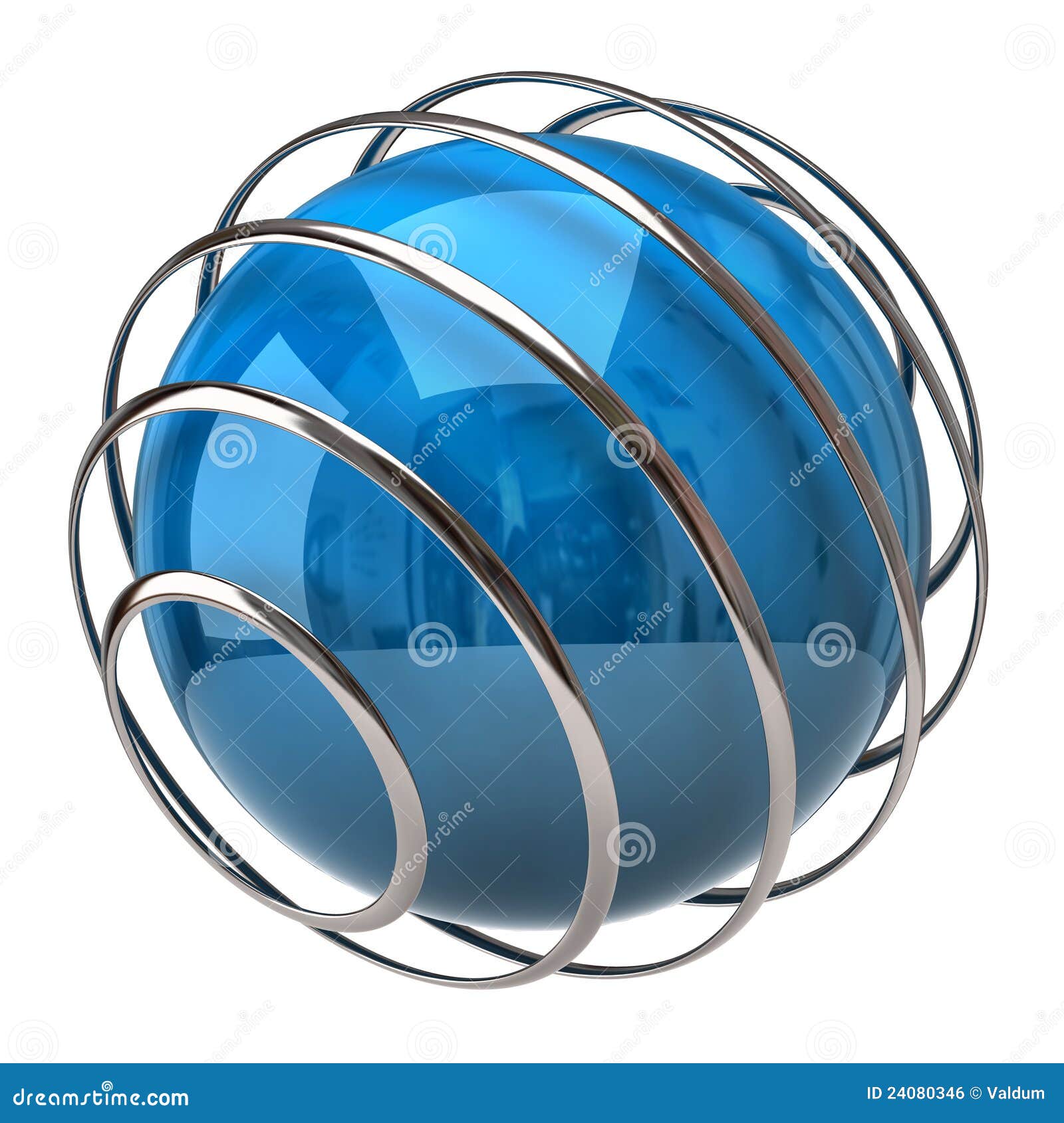 Abstract globe stock illustration. Illustration of atom - 24080346
