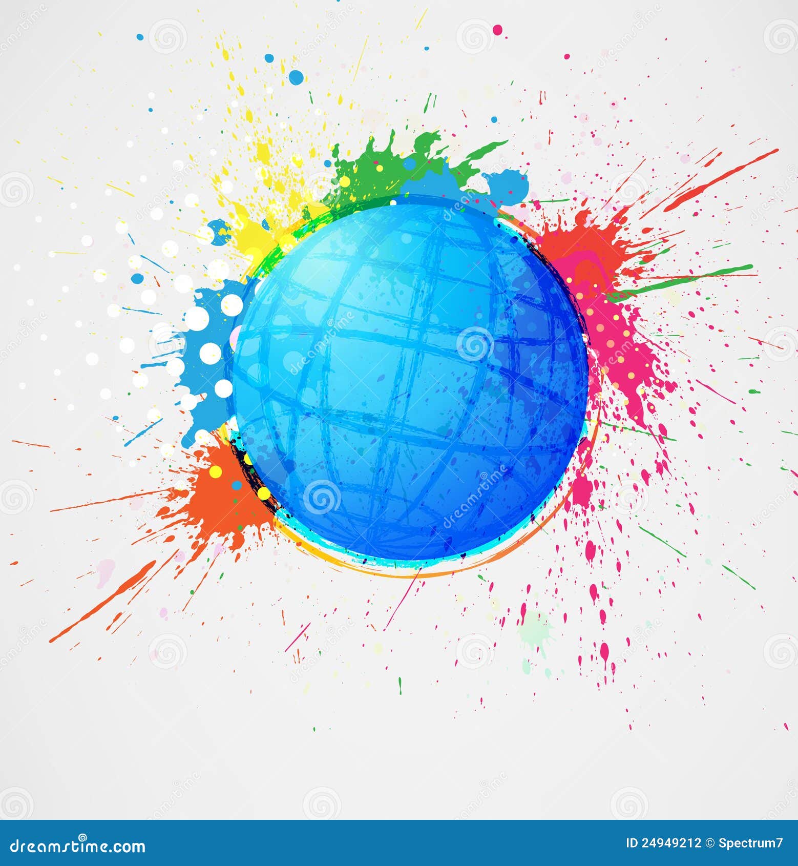 Abstract globe stock vector. Illustration of core, cartography - 24949212
