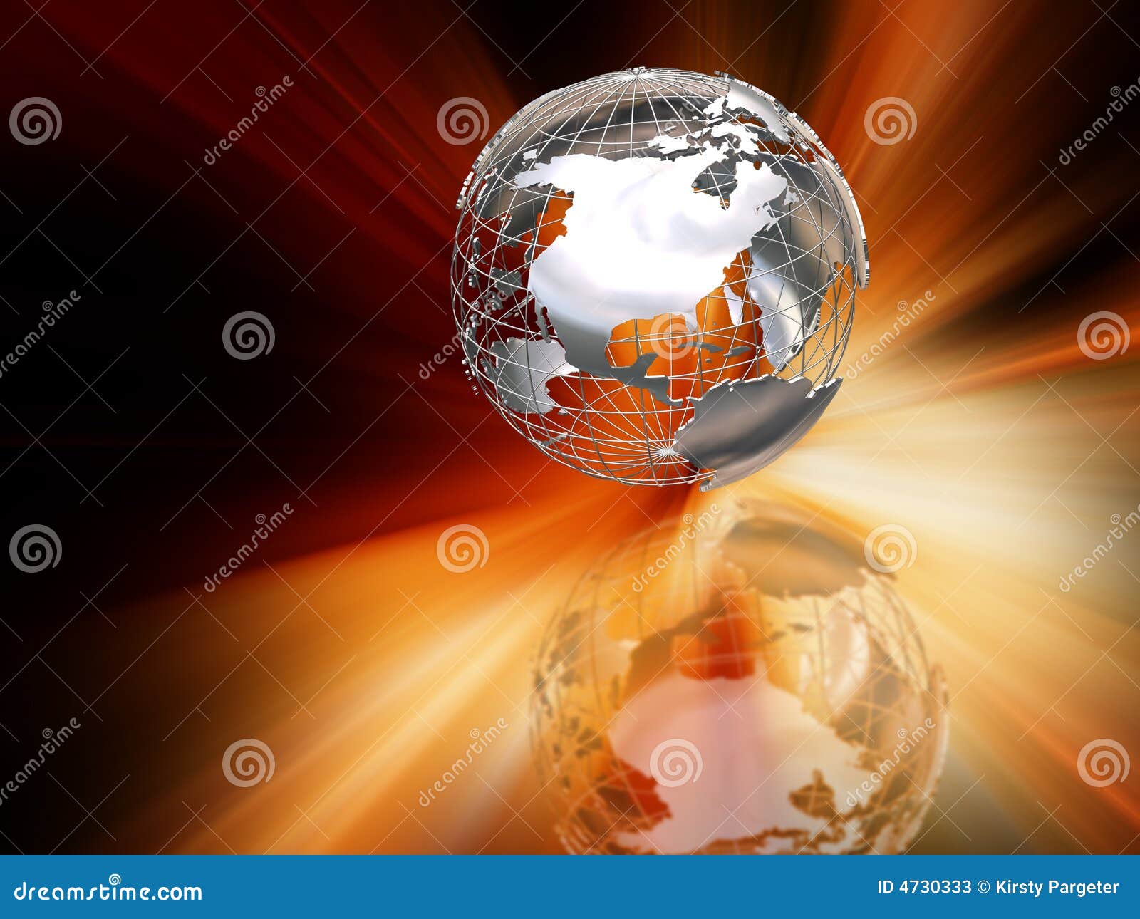 Abstract globe stock illustration. Illustration of concept - 4730333