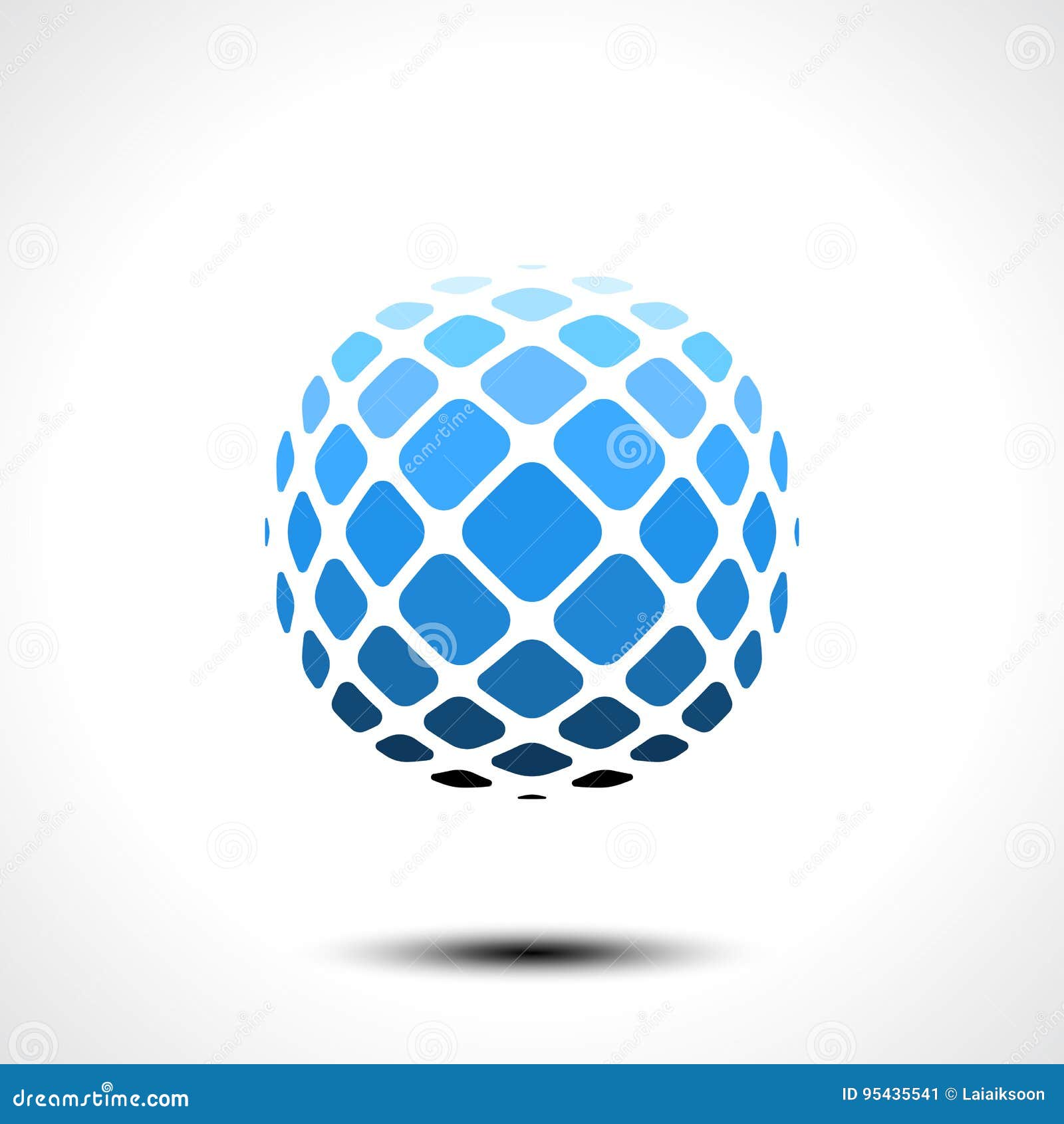 Abstract globe design icon stock vector. Illustration of internet ...