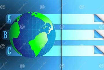 Abstract Globe Design Infographic Stock Vector - Illustration of ...