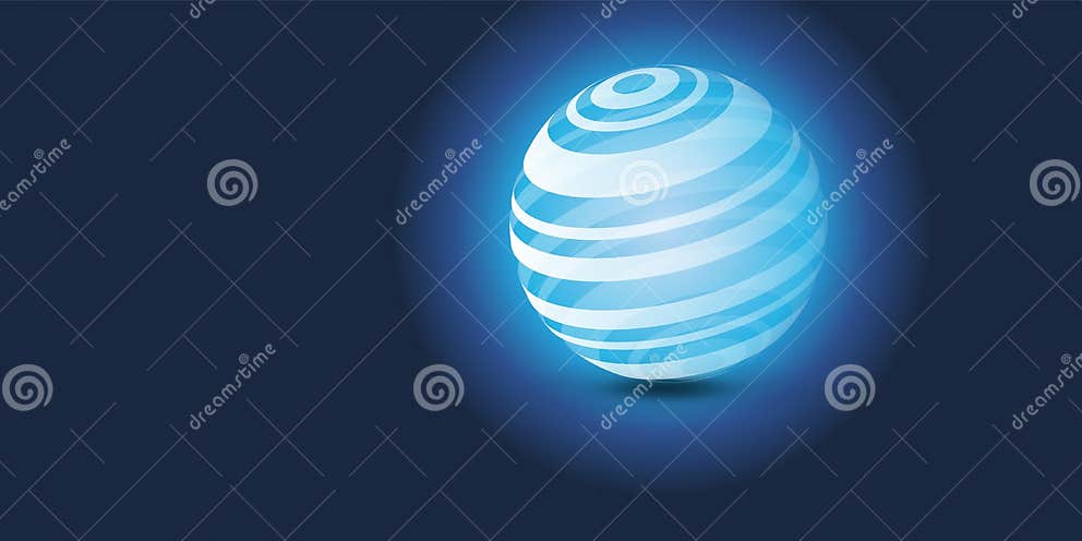 Abstract Globe Design Layout, Vector Template Stock Vector ...