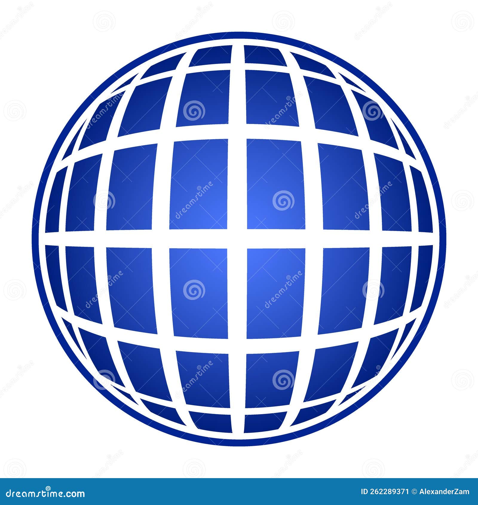 Abstract globe icon stock vector. Illustration of template - 262289371