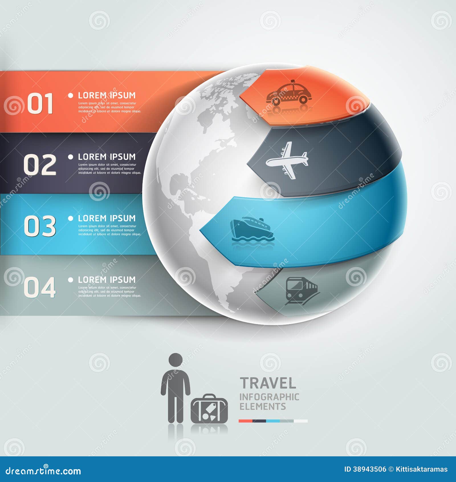 3d Globe Infographics. World Map Information Graphic. Infographic ...