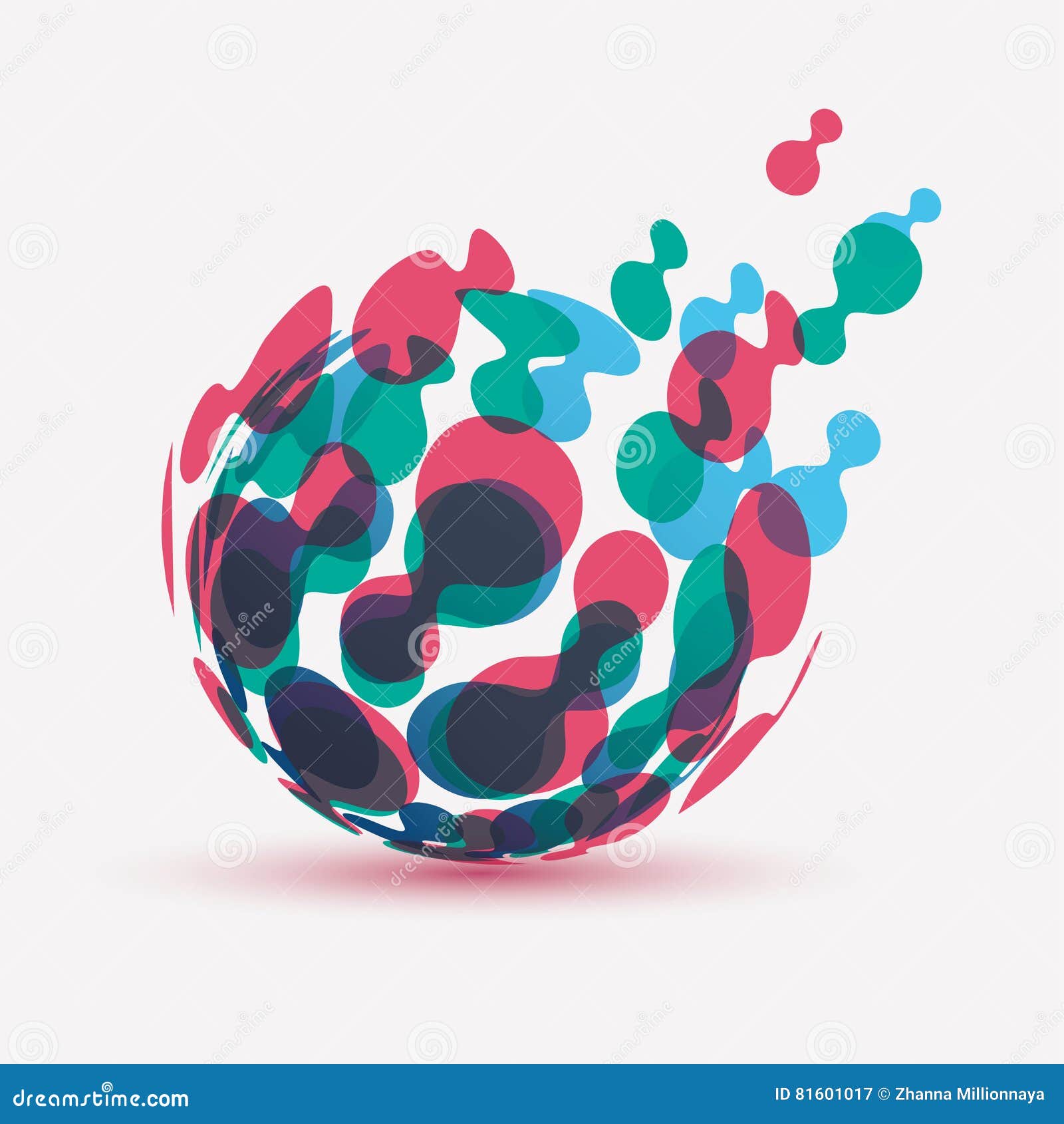 Abstract globe symbol stock vector. Illustration of meteor - 81601017