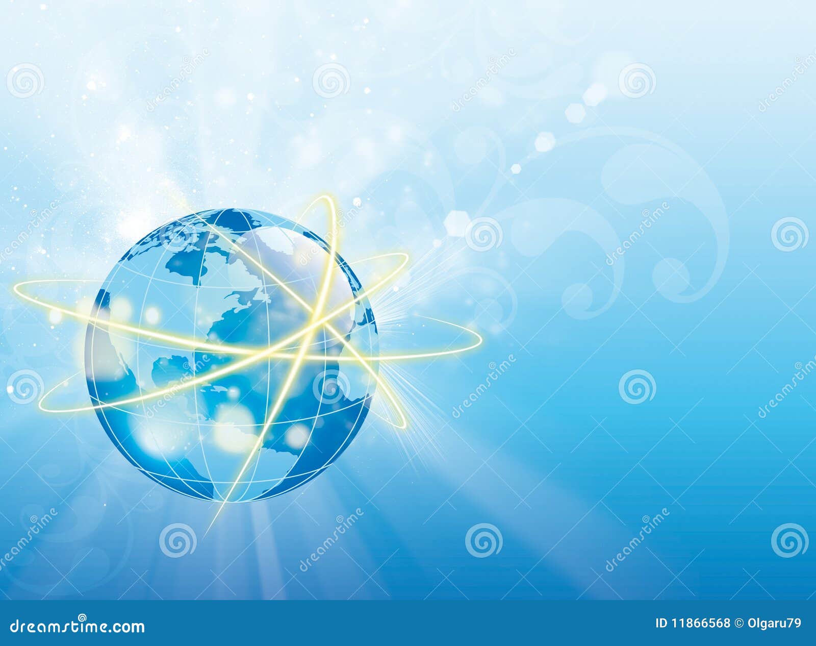 Abstract Globus Digital Design Stock Illustration - Illustration of ...