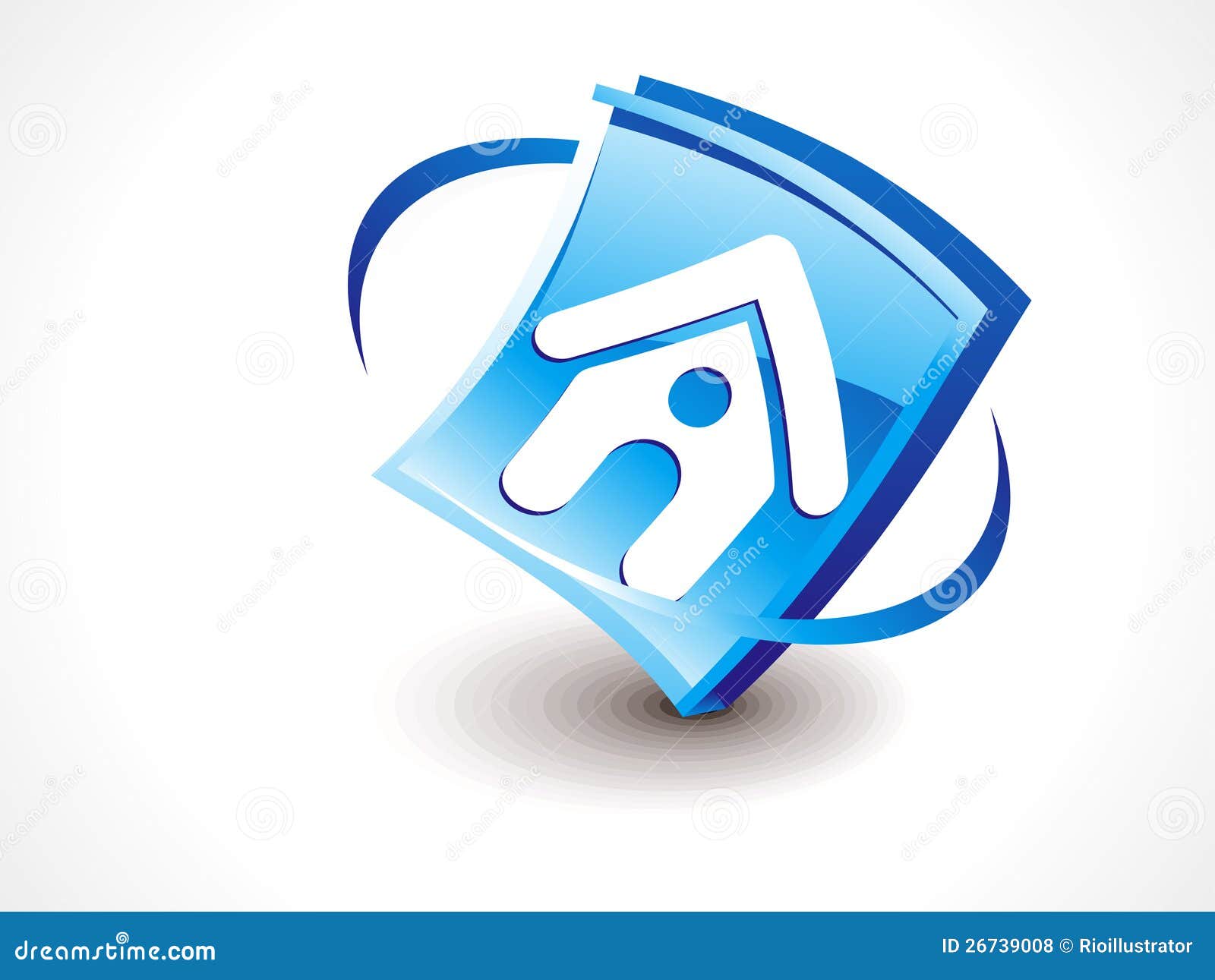 Abstract Glossy Home Icon Button Stock Vector - Illustration of icon ...