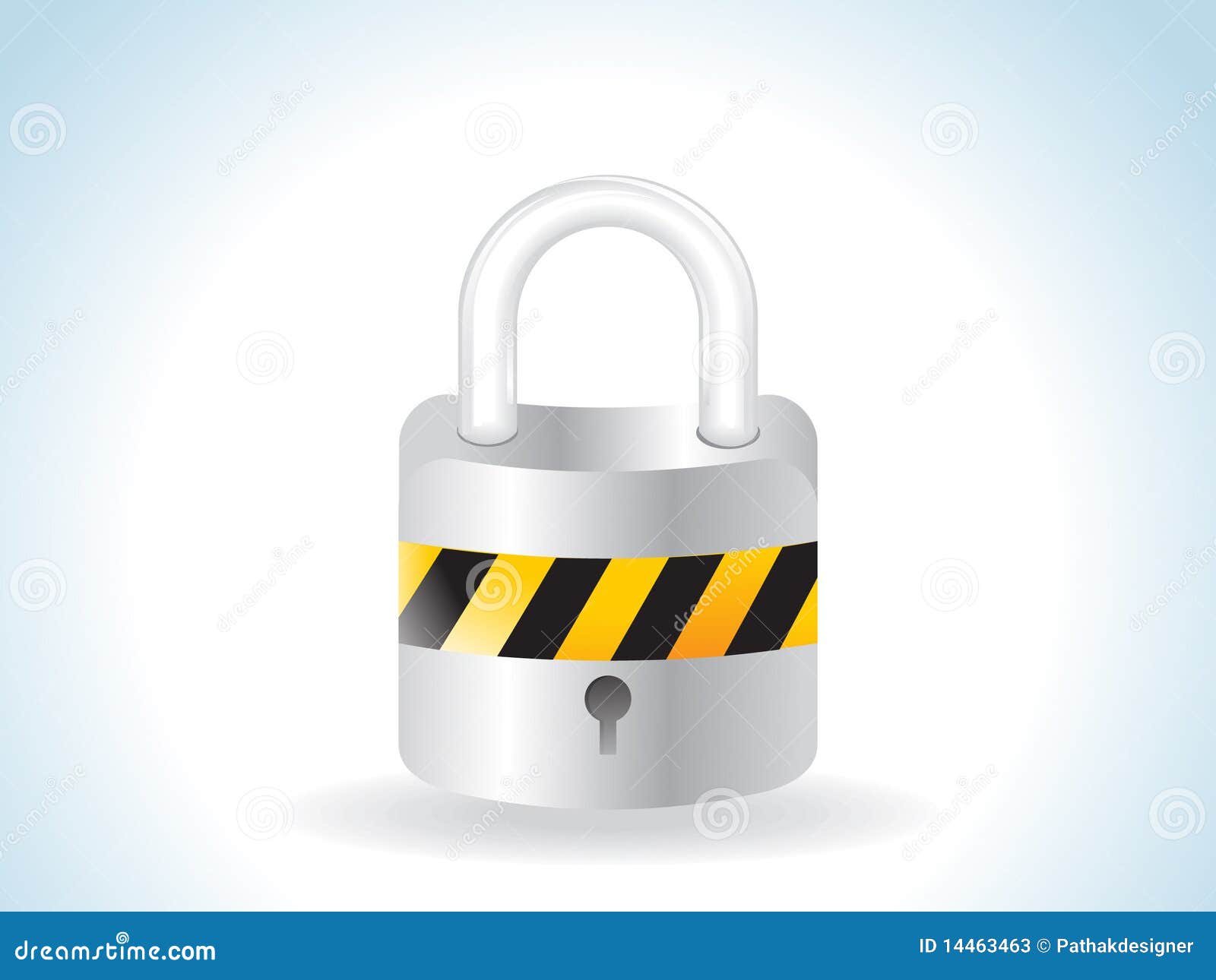 Abstract glossy lock icon stock vector. Illustration of covering - 14463463