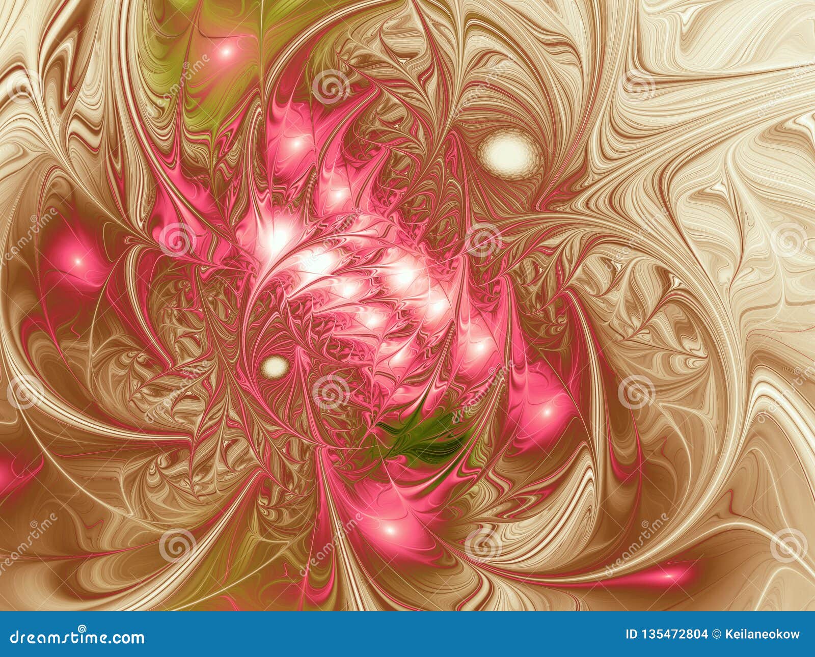 Abstract Glossy Spilled Paint Stock Illustration - Illustration of ...