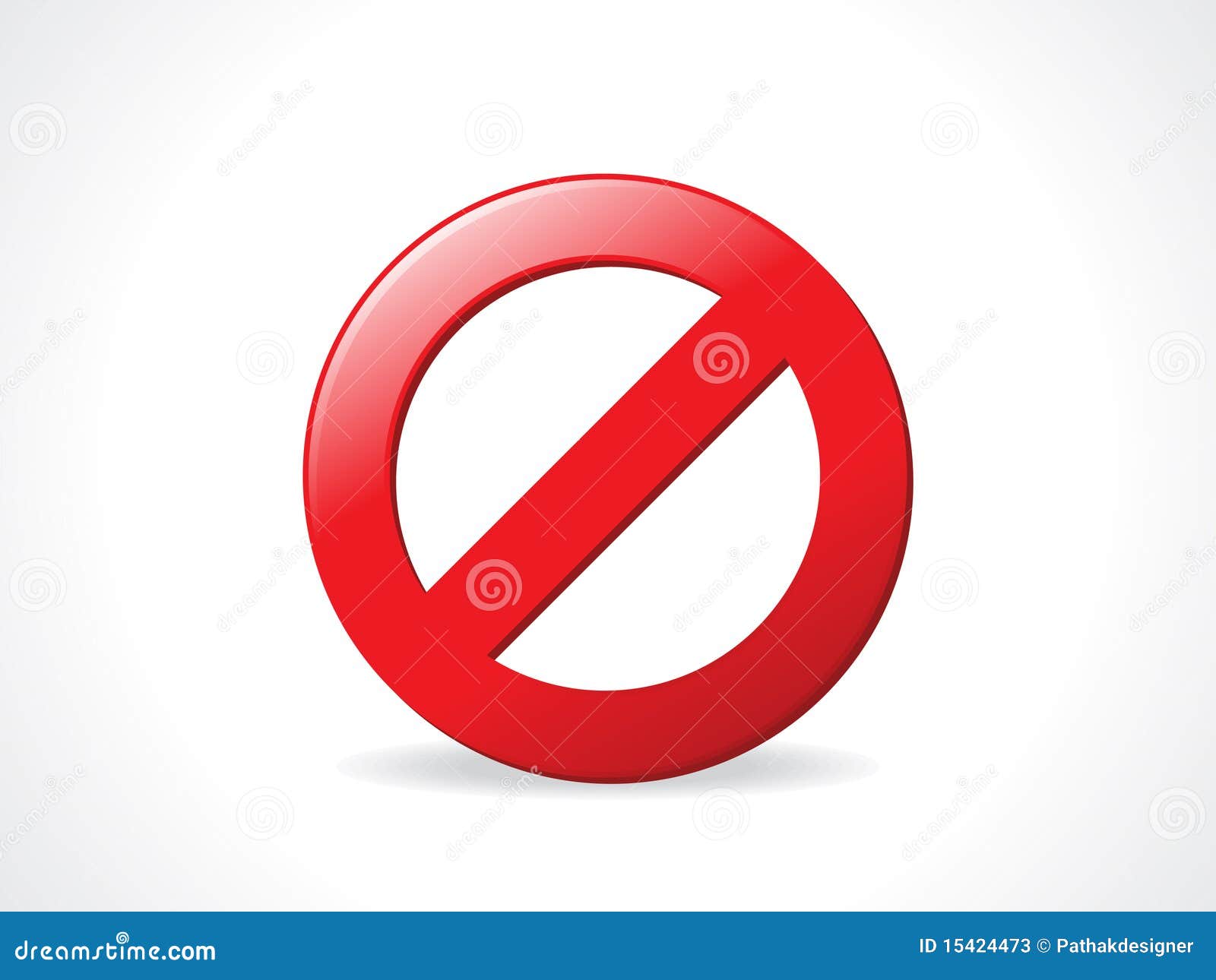 Abstract glossy stop icon stock vector. Illustration of forbid - 15424473
