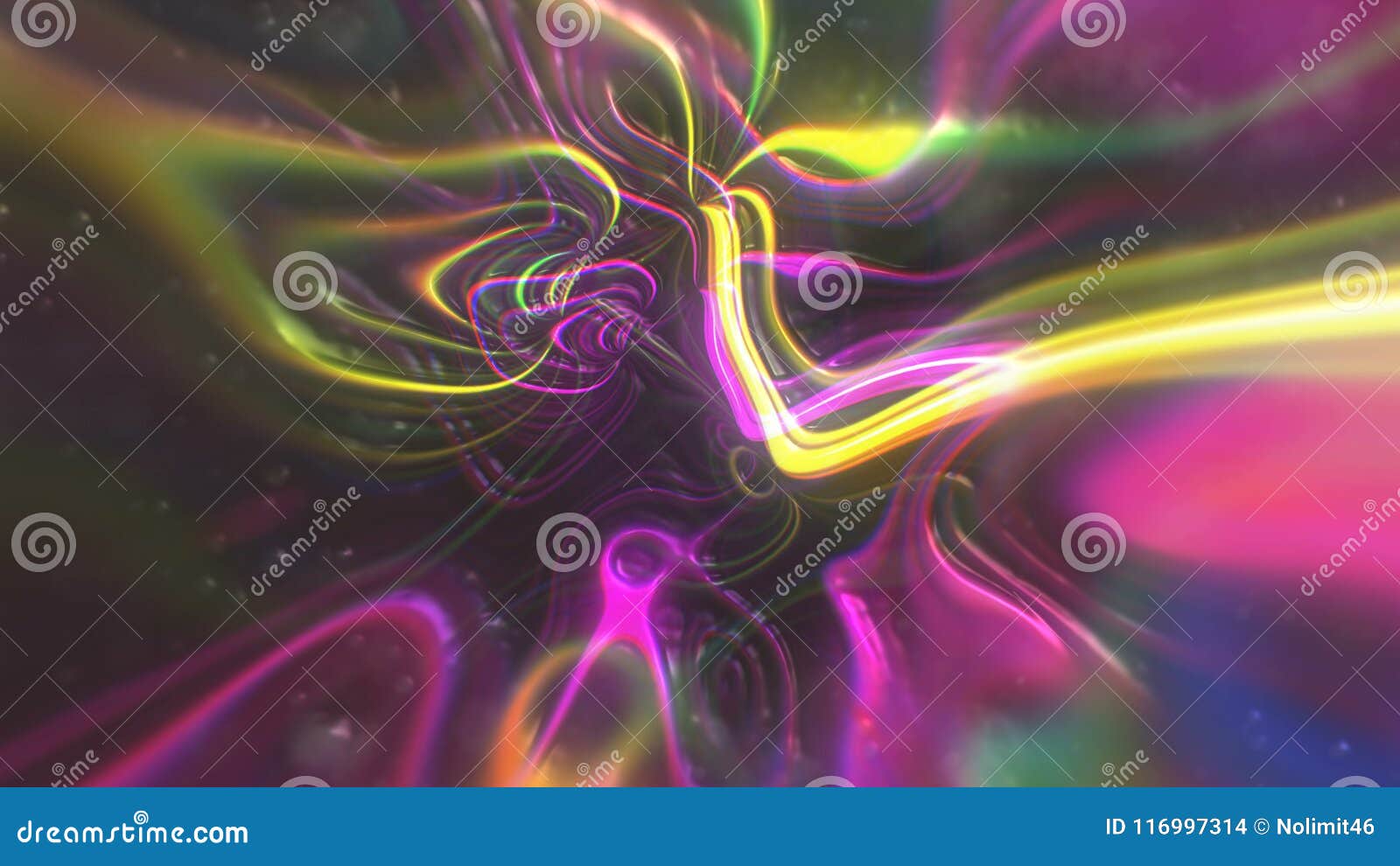 Abstract Glow Energy Background with Visual Illusion and Wave Effects ...