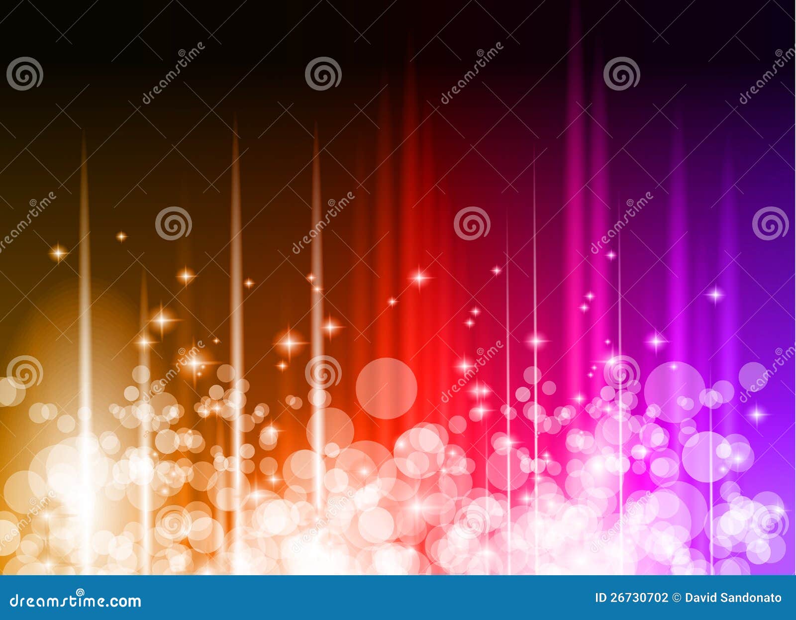 Abstract Glow of Lights Background Stock Illustration - Illustration of ...