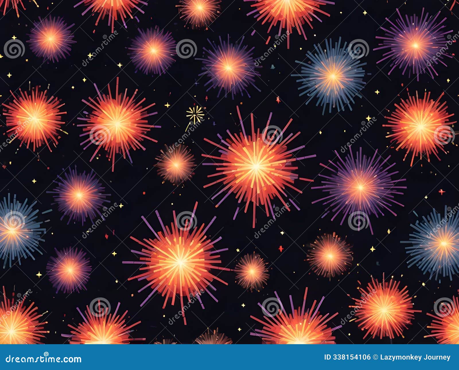 Abstract Glow Pixel Art Game Firework Explosion Pattern New Year ...