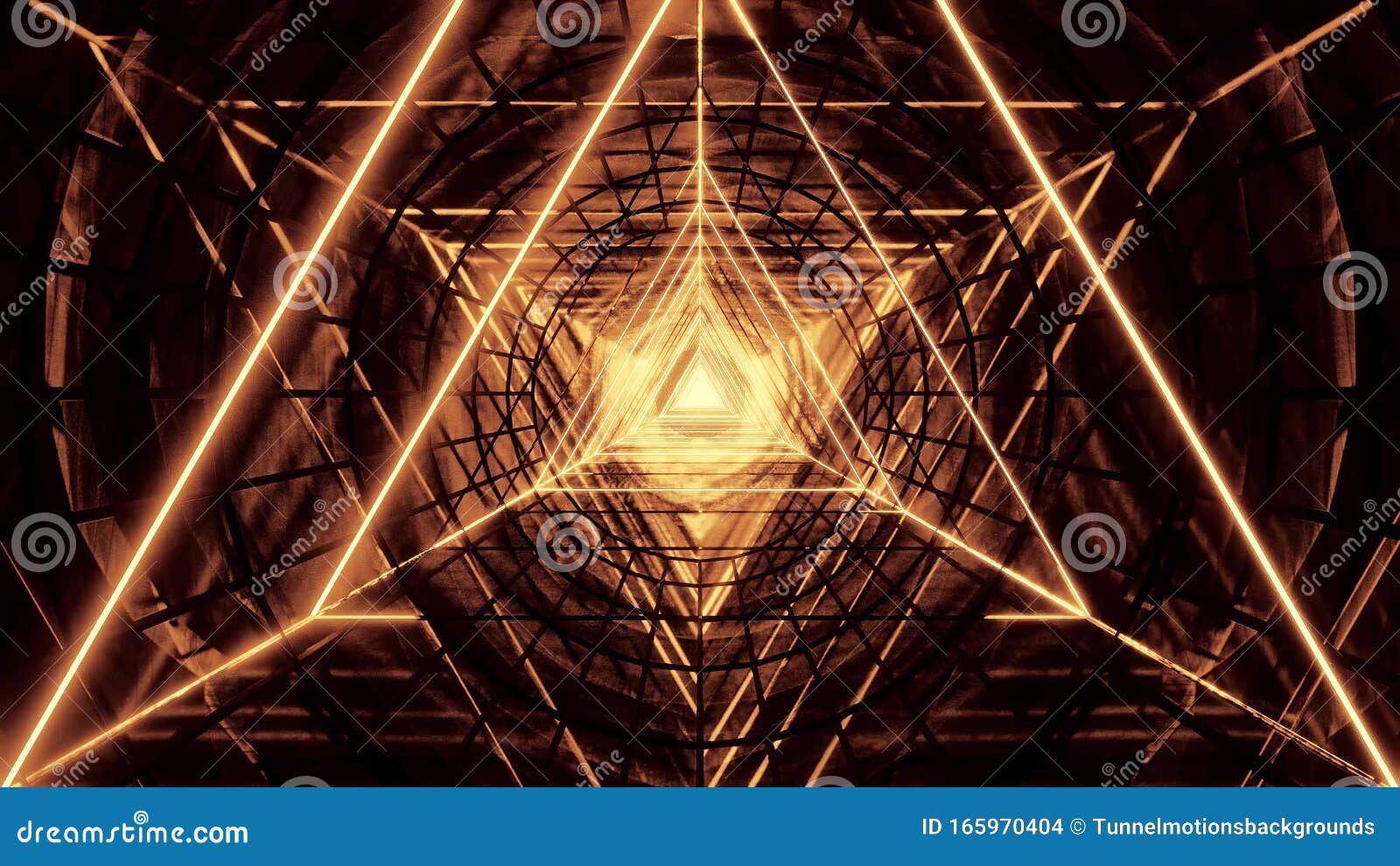 Abstract Glowig Wireframe Triangle Design with Dark Abstract Background ...