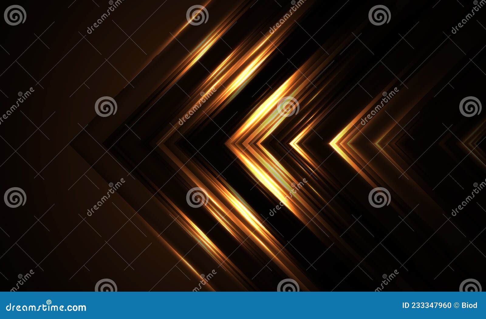 Abstract Glowing Arrows Speed Movement Brown and Yellow Technology ...