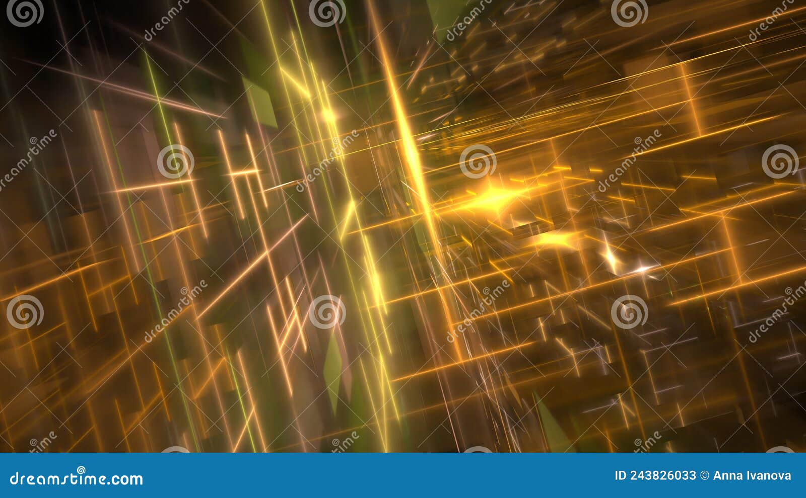 Abstract Glowing Background Digital Technology. Hi Tech Digital ...