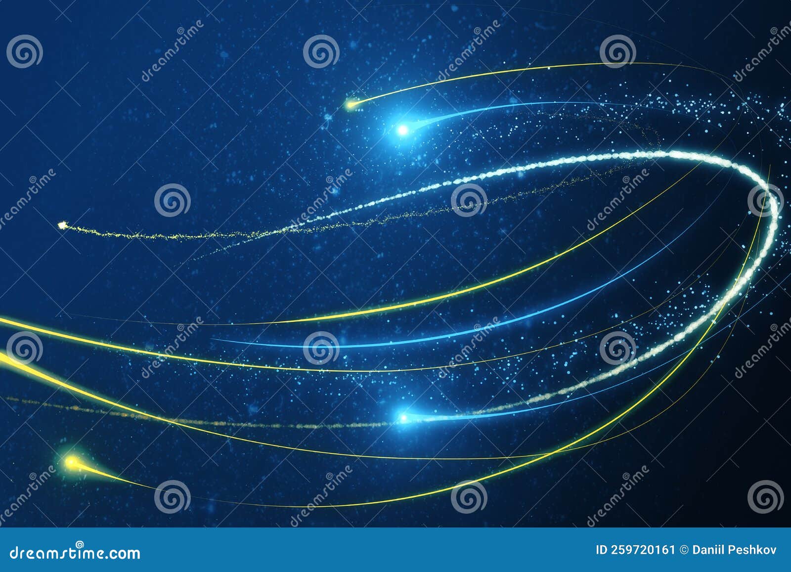 Abstract Glowing Big Data or Metaverse Hologram Texture. Future and ...