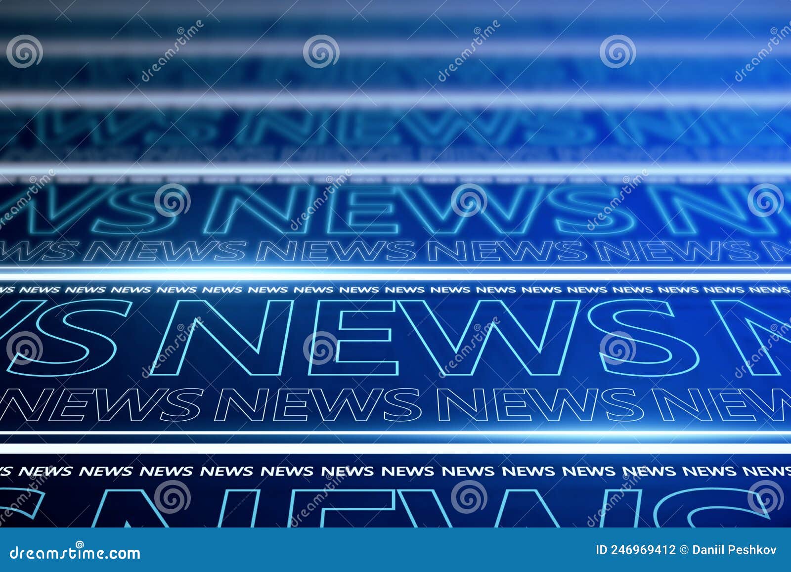 Abstract Glowing Breaking News Pattern Texture. Headline, Communication ...