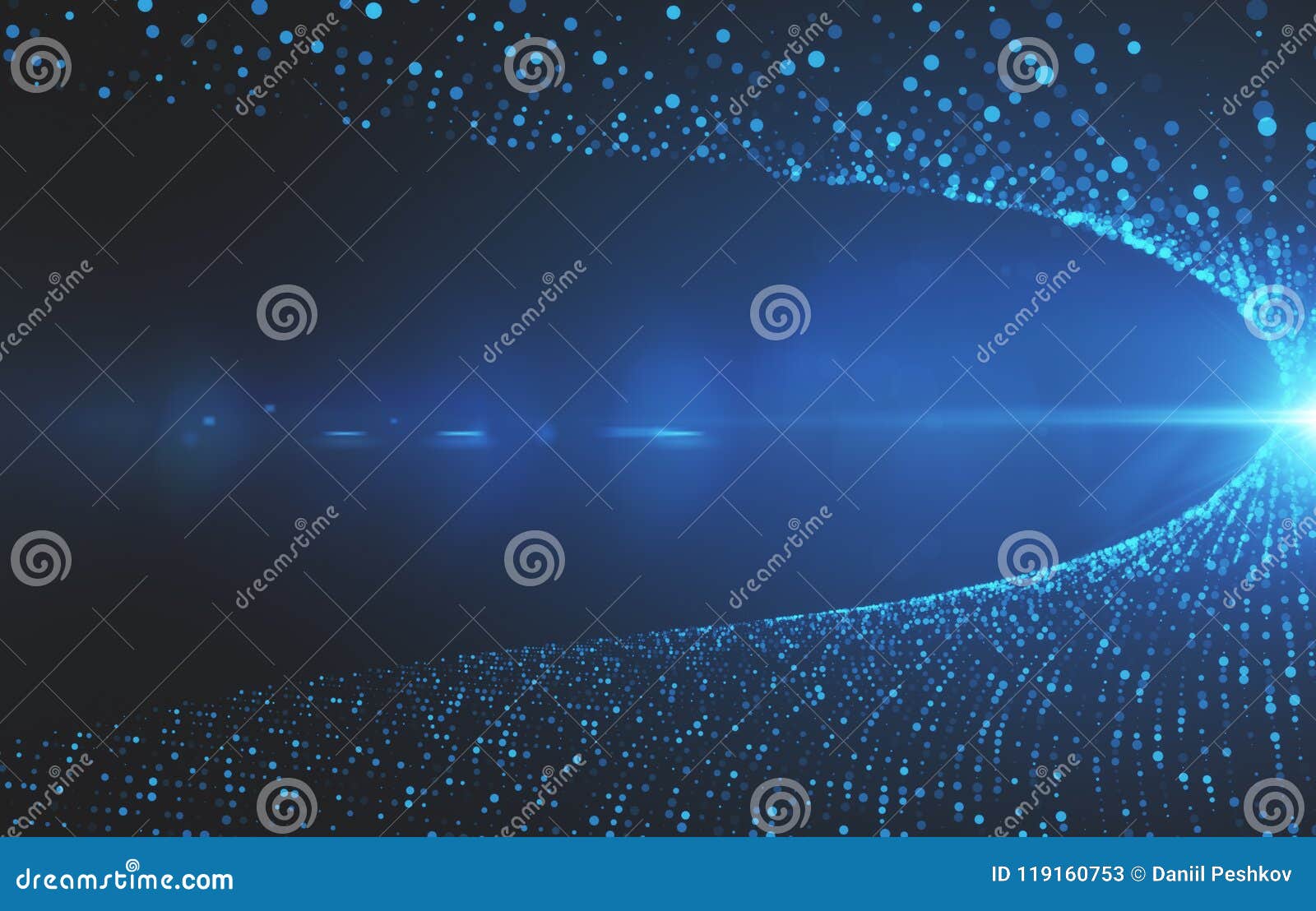 Glowing blue background stock illustration. Illustration of backdrop ...