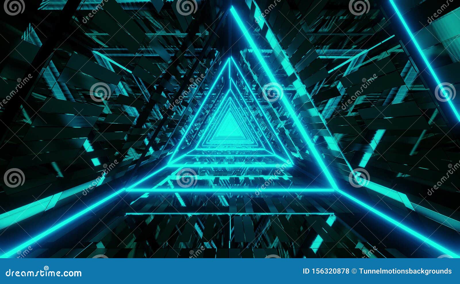 Abstract Glowing Blue Triangle Wireframe Background Walpaper 3d ...