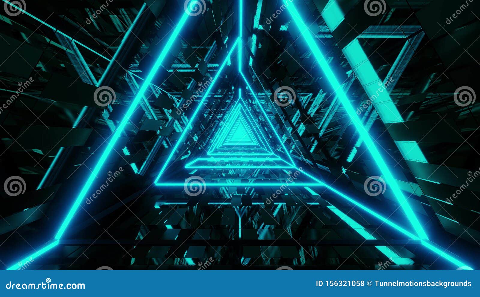 Abstract Glowing Blue Triangle Wireframe Background Walpaper 3d ...
