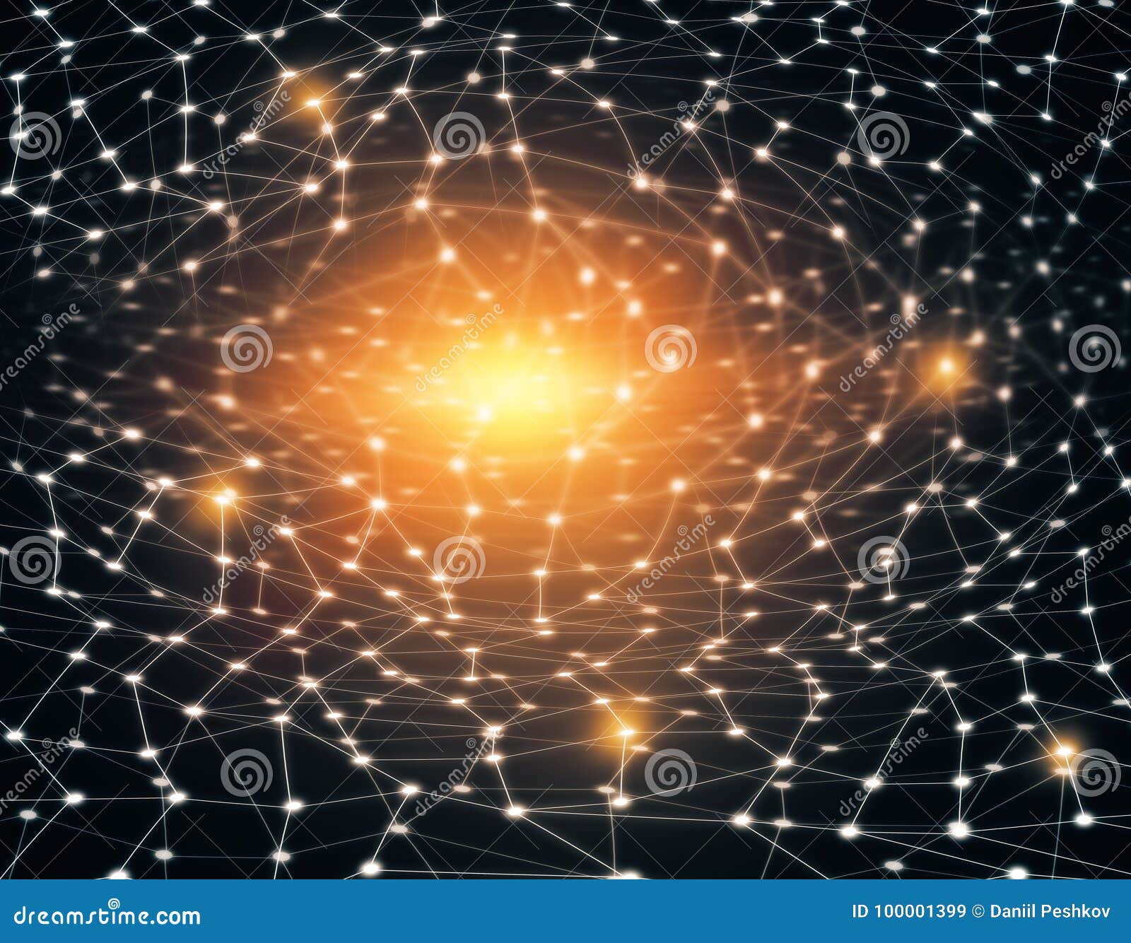 Bright Star Network Wallpaper Stock Illustration - Illustration of ...