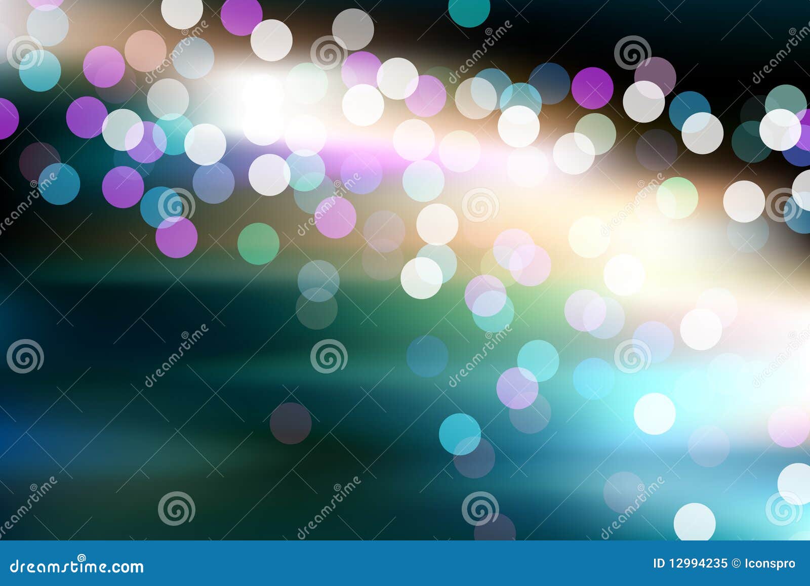 Abstract Glowing Defocused Lights Stock Illustration - Illustration of ...