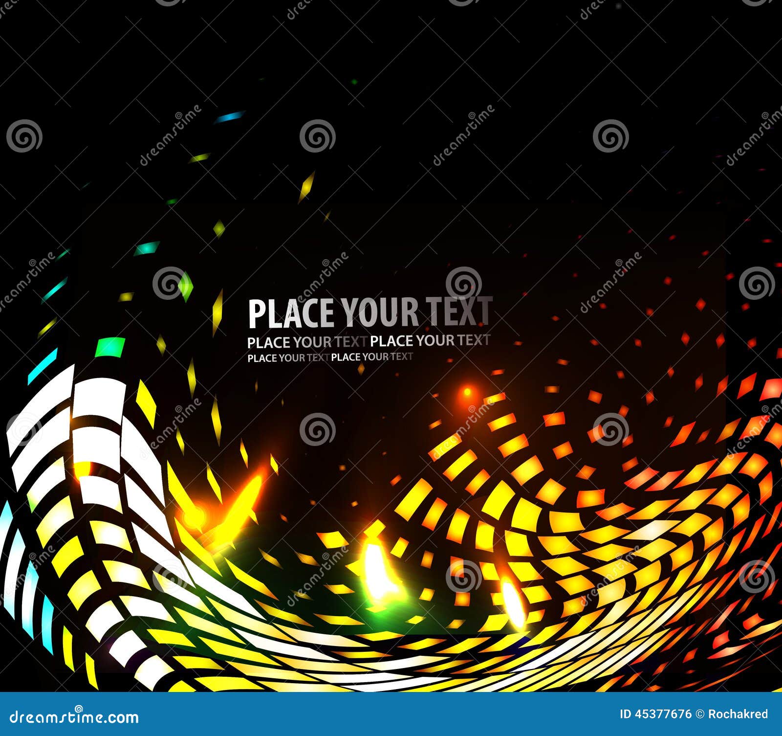 Abstract glowing design stock vector. Illustration of gift - 45377676