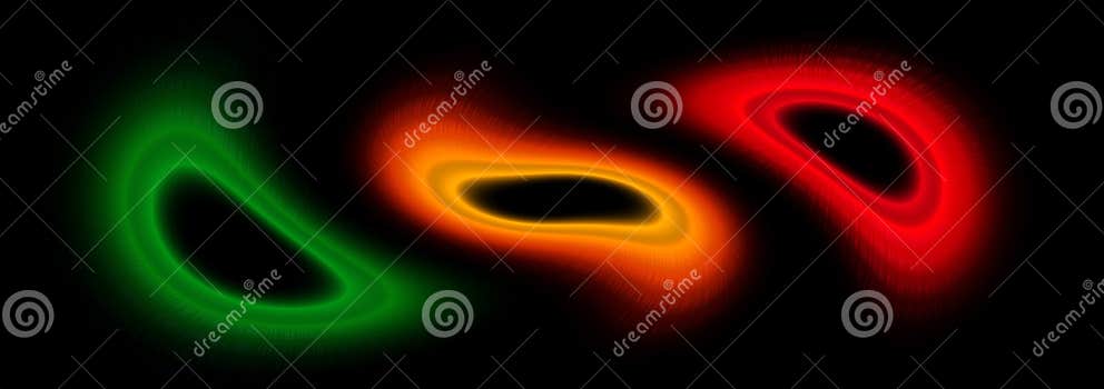 Abstract Glowing Distorted Waveforms. Multicolor Objects on Black ... Abstract Glowing Distorted Waveforms. Multicolor Objects on Black ...